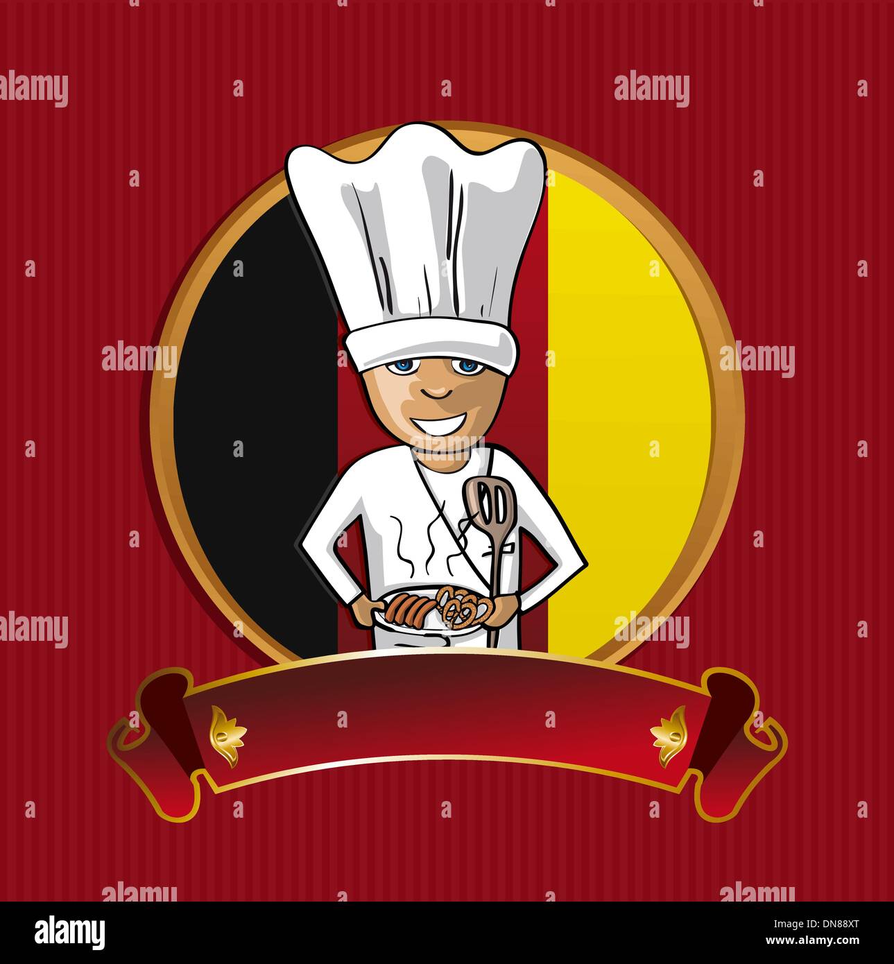 Germany flag word Stock Vector Images - Alamy