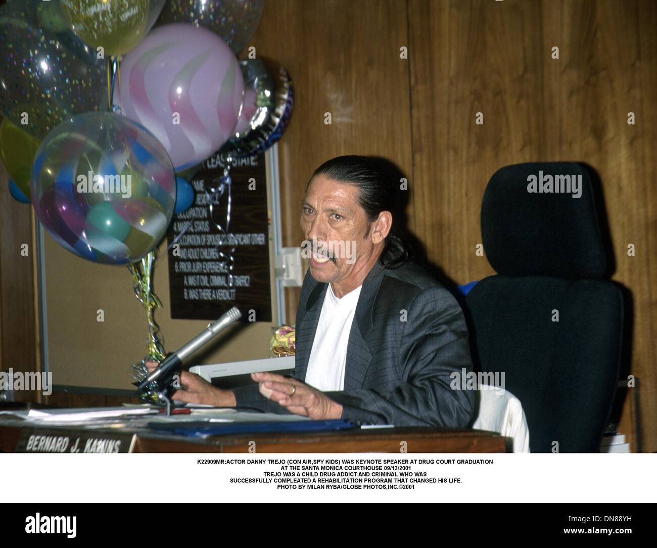 Sept. 14, 2001 - K22909MR:ACTOR DANNY TREJO (CON AIR,SPY KIDS) WAS ...