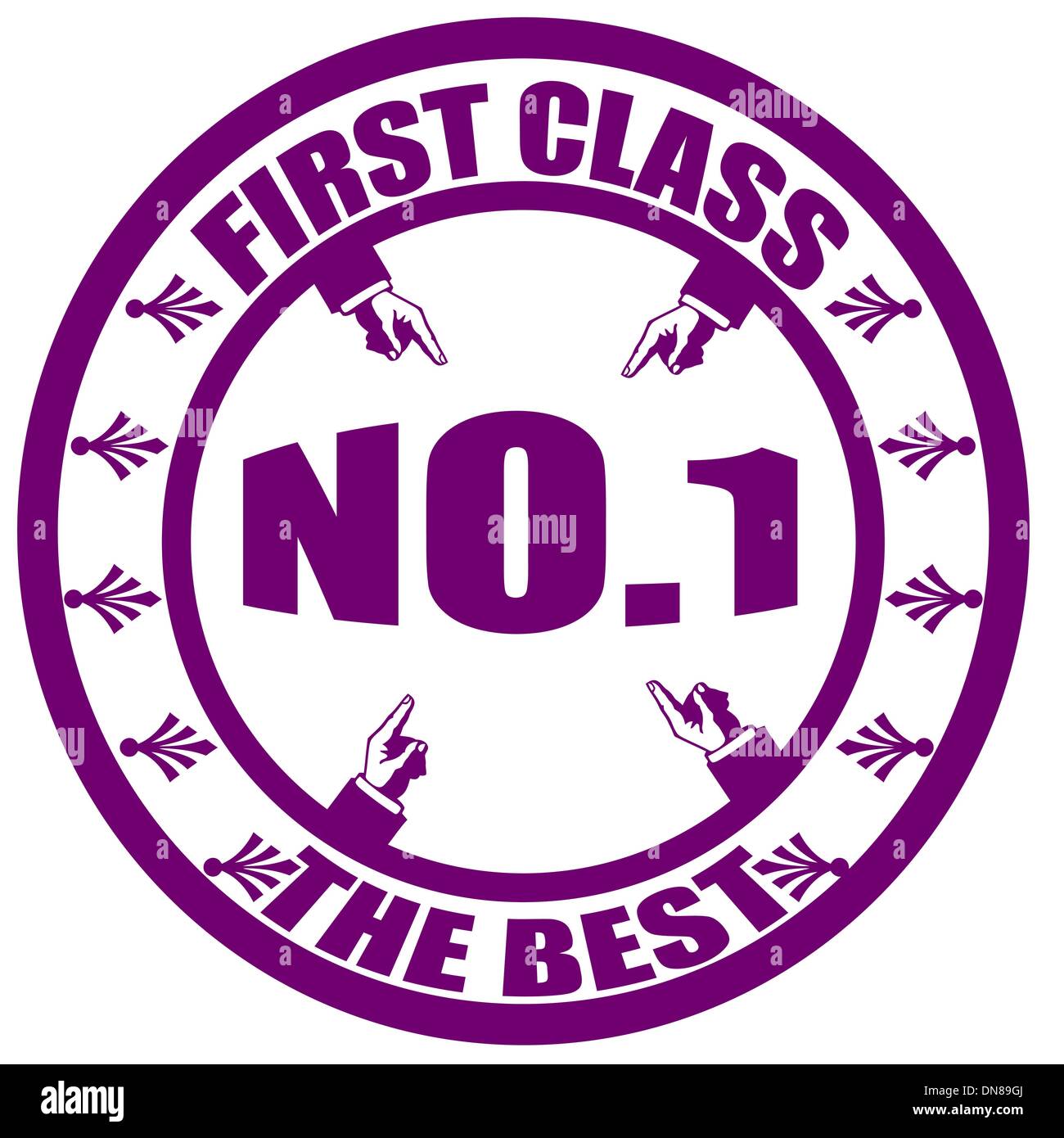 First class stamp stamp Stock Vector Images - Alamy