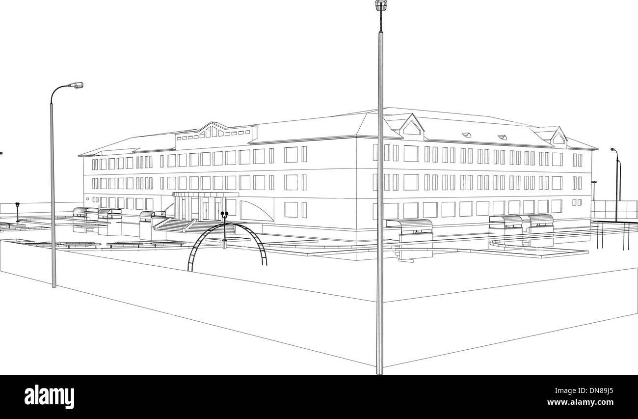 Abstract architectural Cut Out Stock Images & Pictures - Alamy