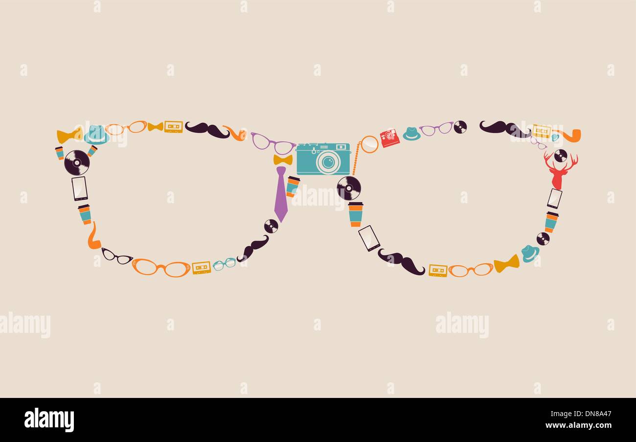 Cup coffee vintage camera Stock Vector Images - Alamy