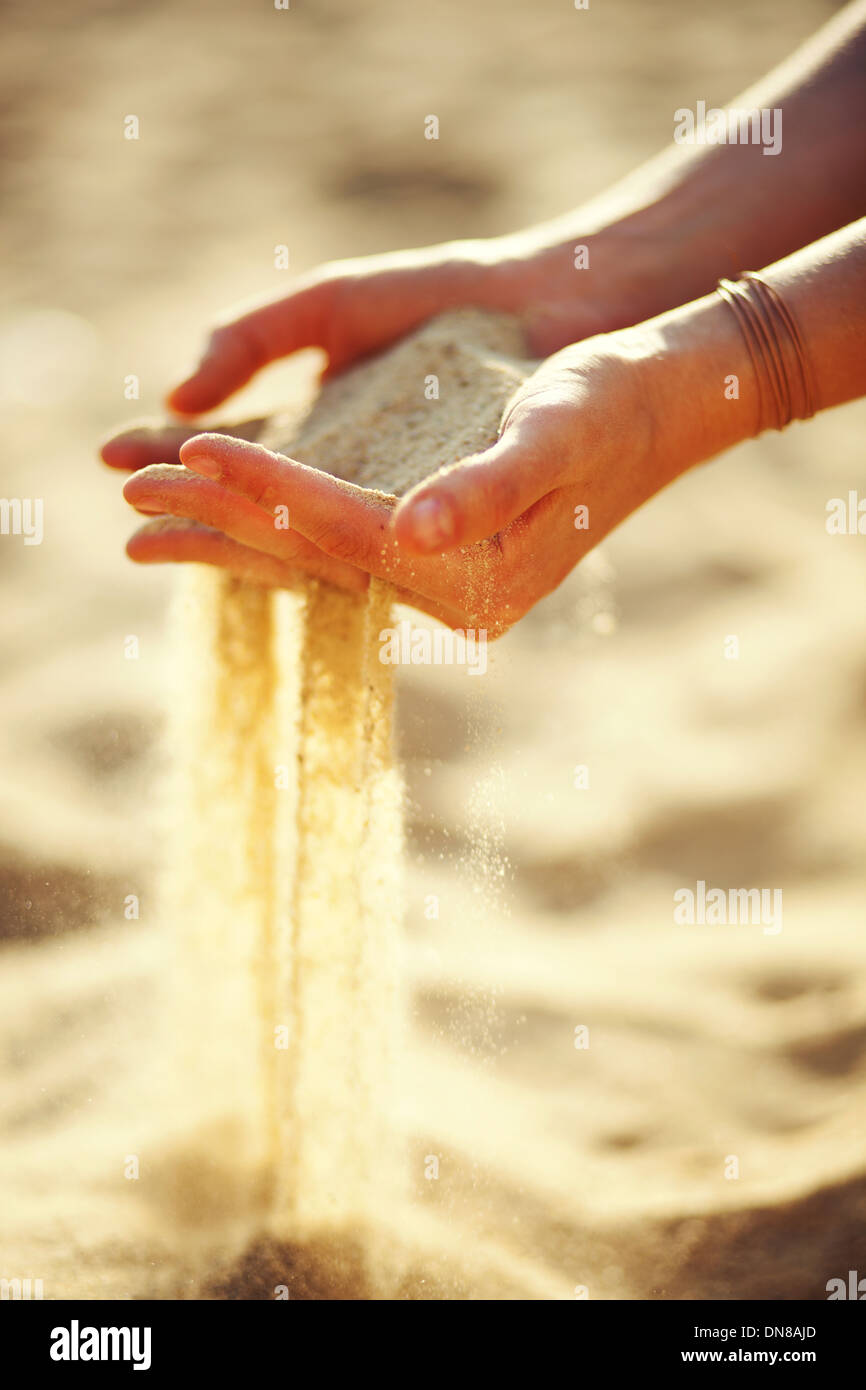 Woman holds in hand hi-res stock photography and images - Alamy