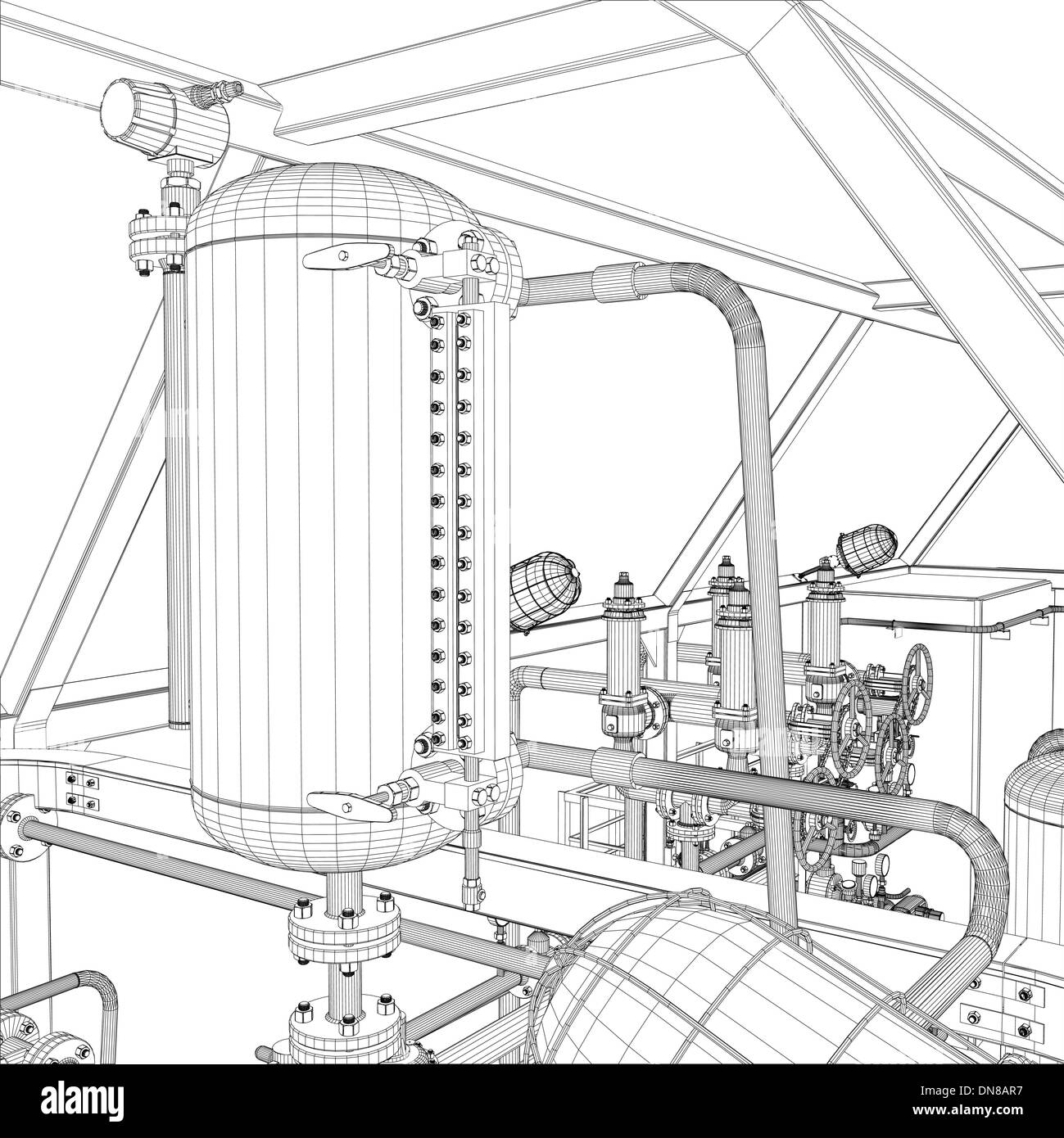 Steel tubing frame hi-res stock photography and images - Alamy