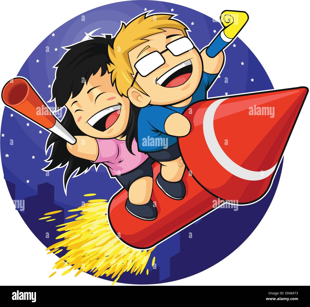 Diwali Crackers Animation Flash