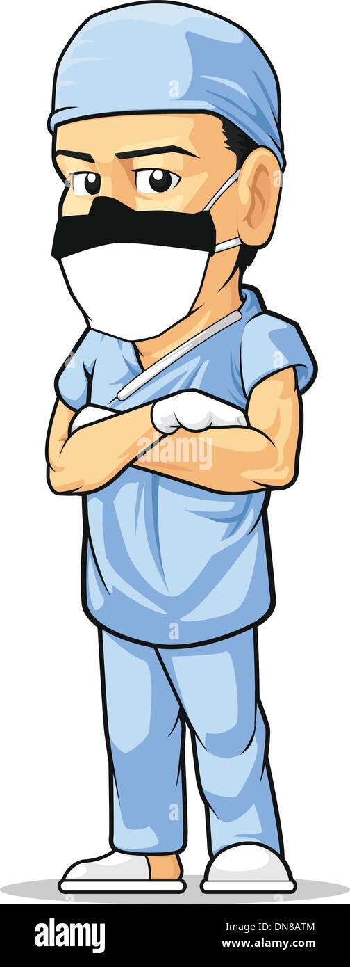 Cartoon of Surgeon Stock Vector Image & Art - Alamy