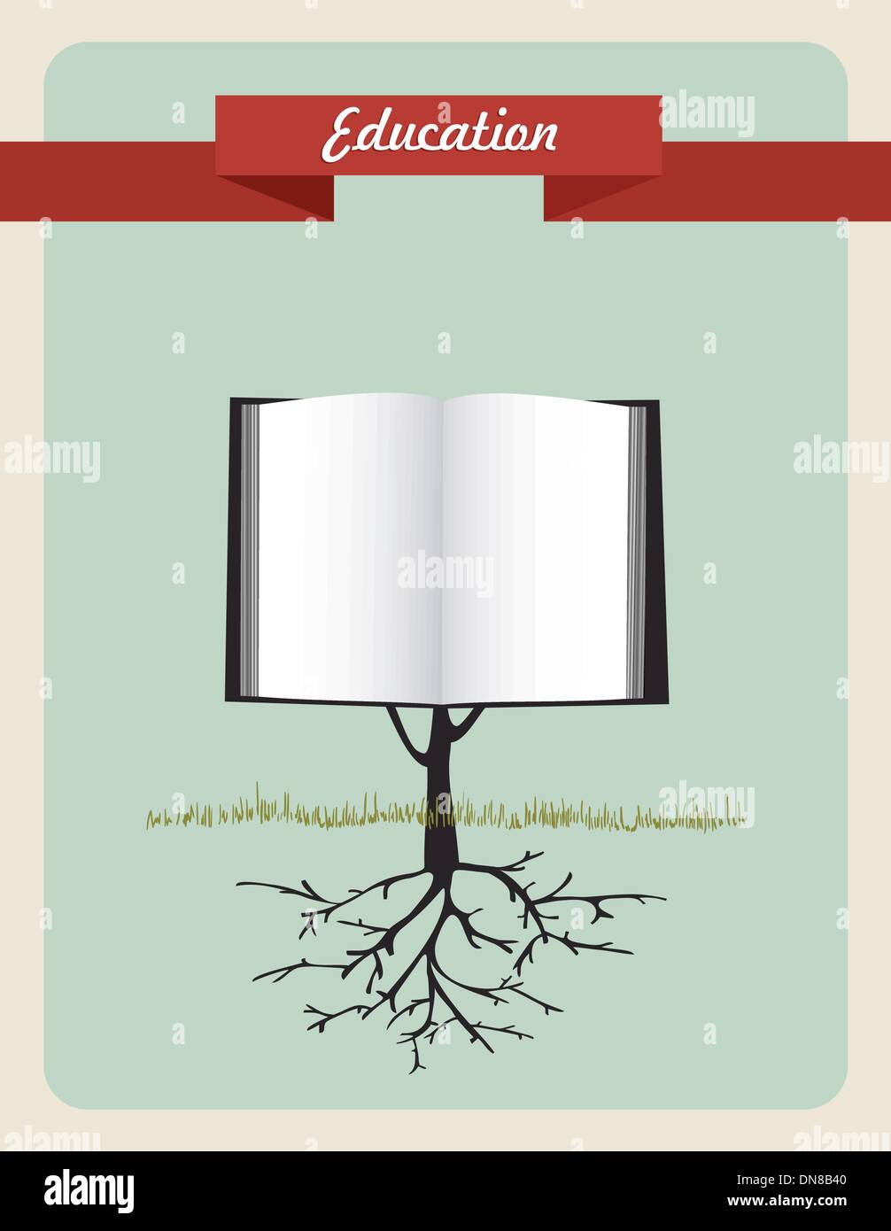 Old paper branches tree Stock Vector Images - Alamy