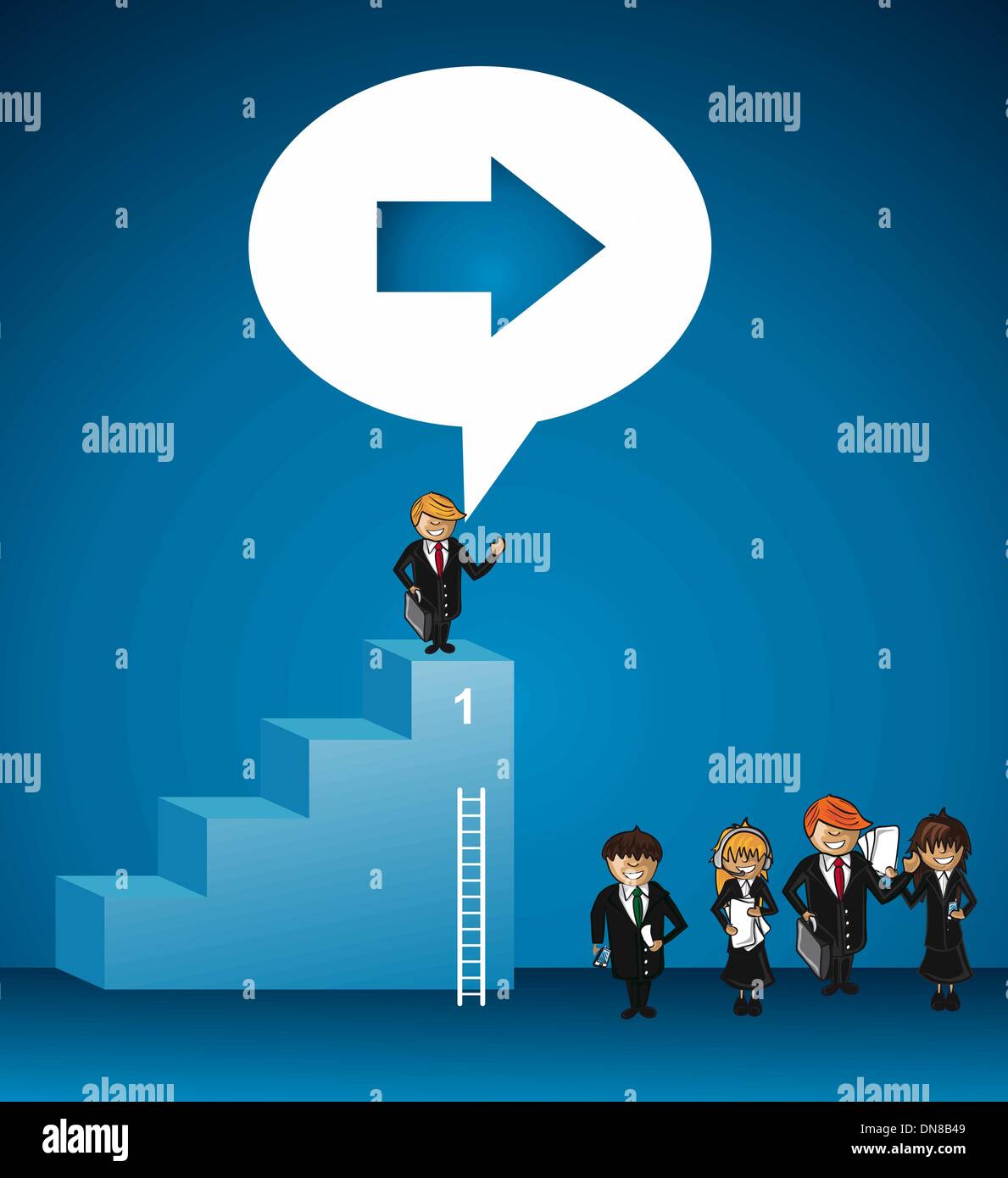 The financial social network Stock Vector Images - Alamy