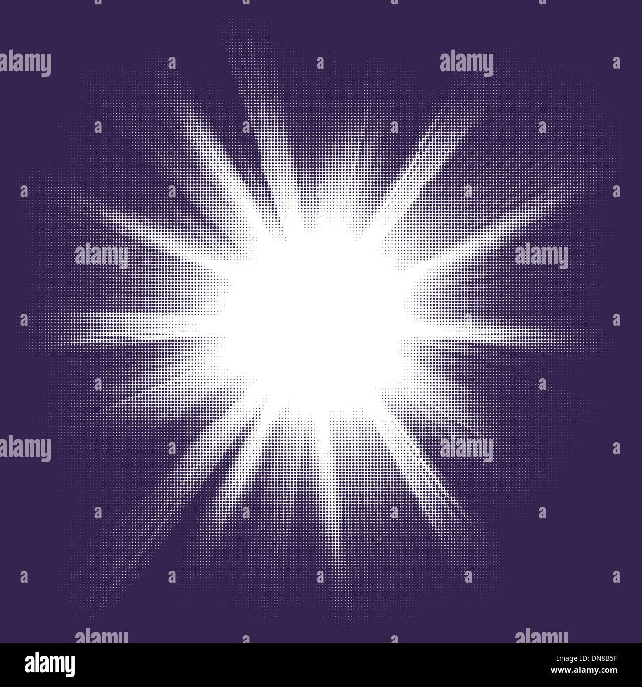 Blue white dotted halftone Stock Vector Images - Alamy