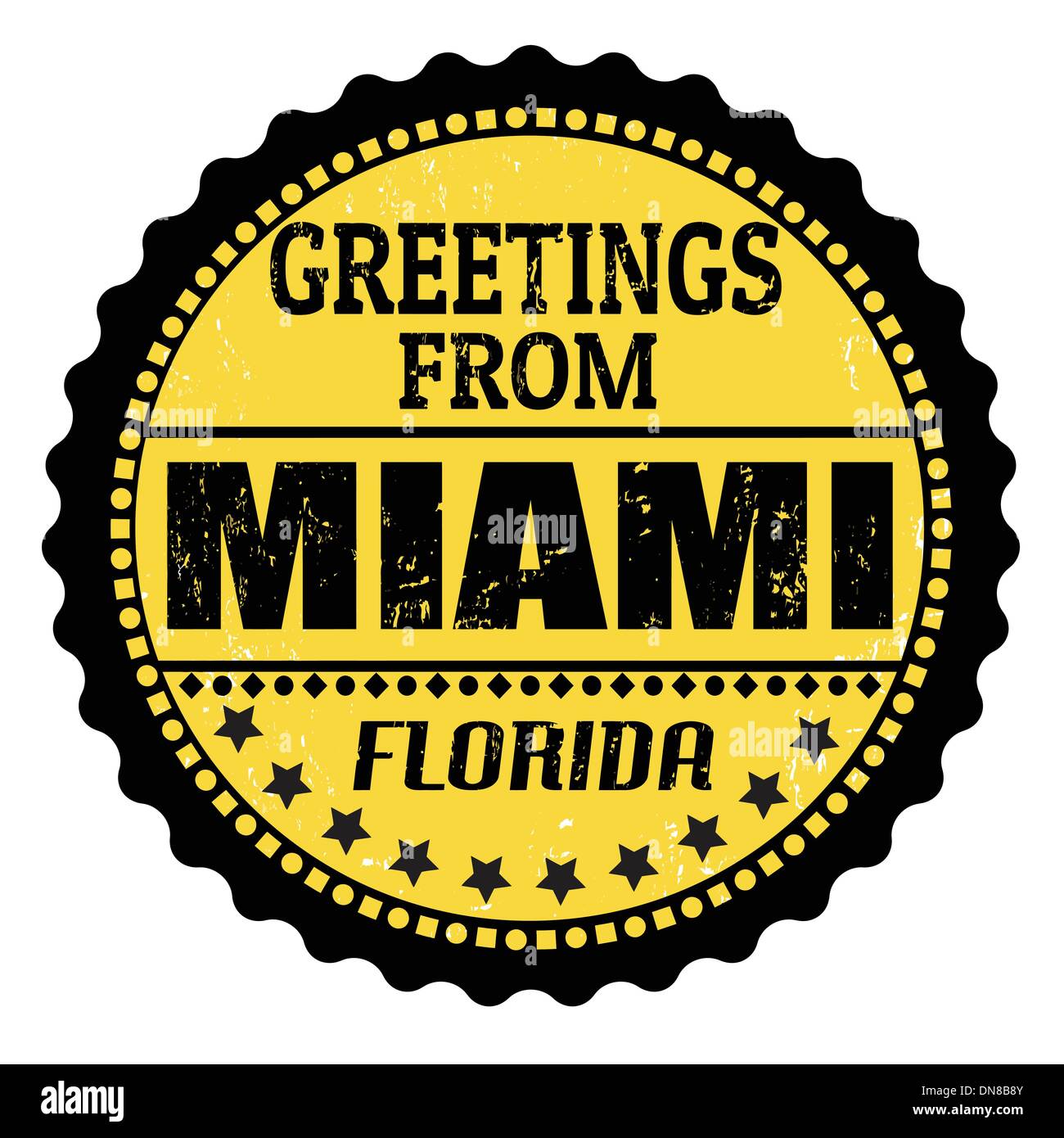 Miami stamp hi-res stock photography and images - Alamy