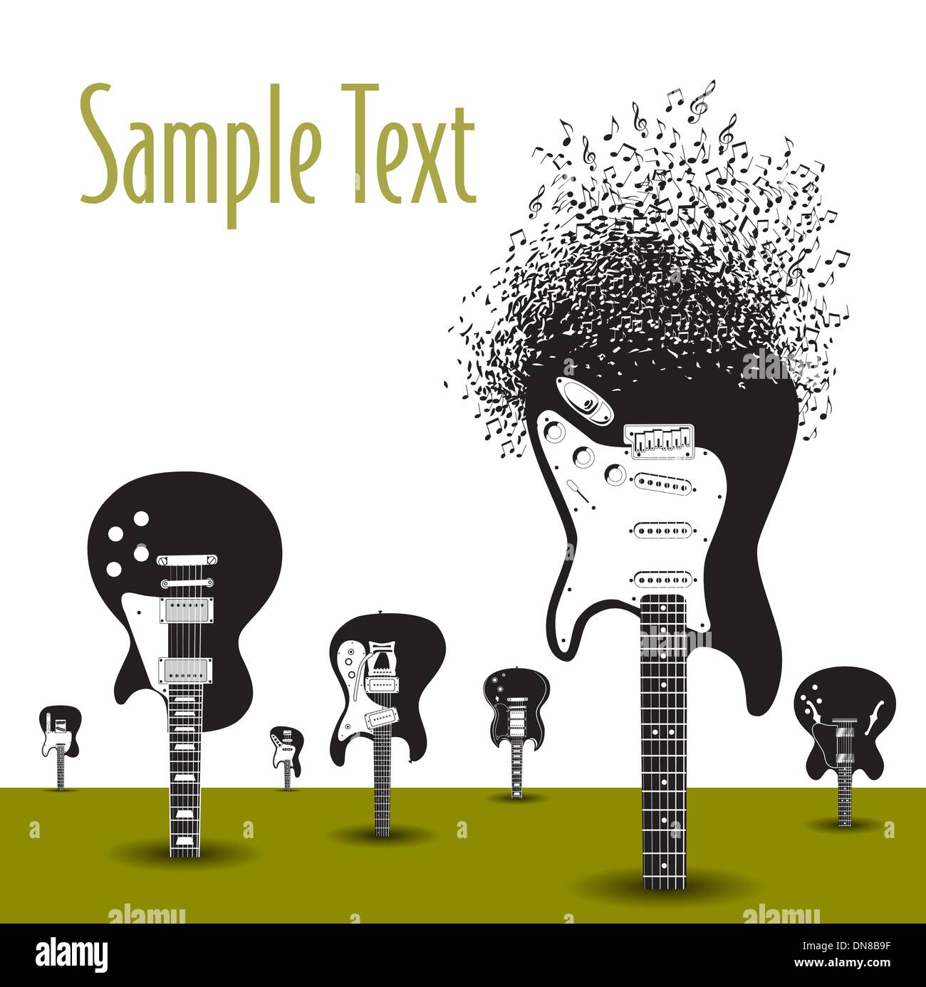 Guitar Vector Banner Design template Stock Vector Image & Art - Alamy