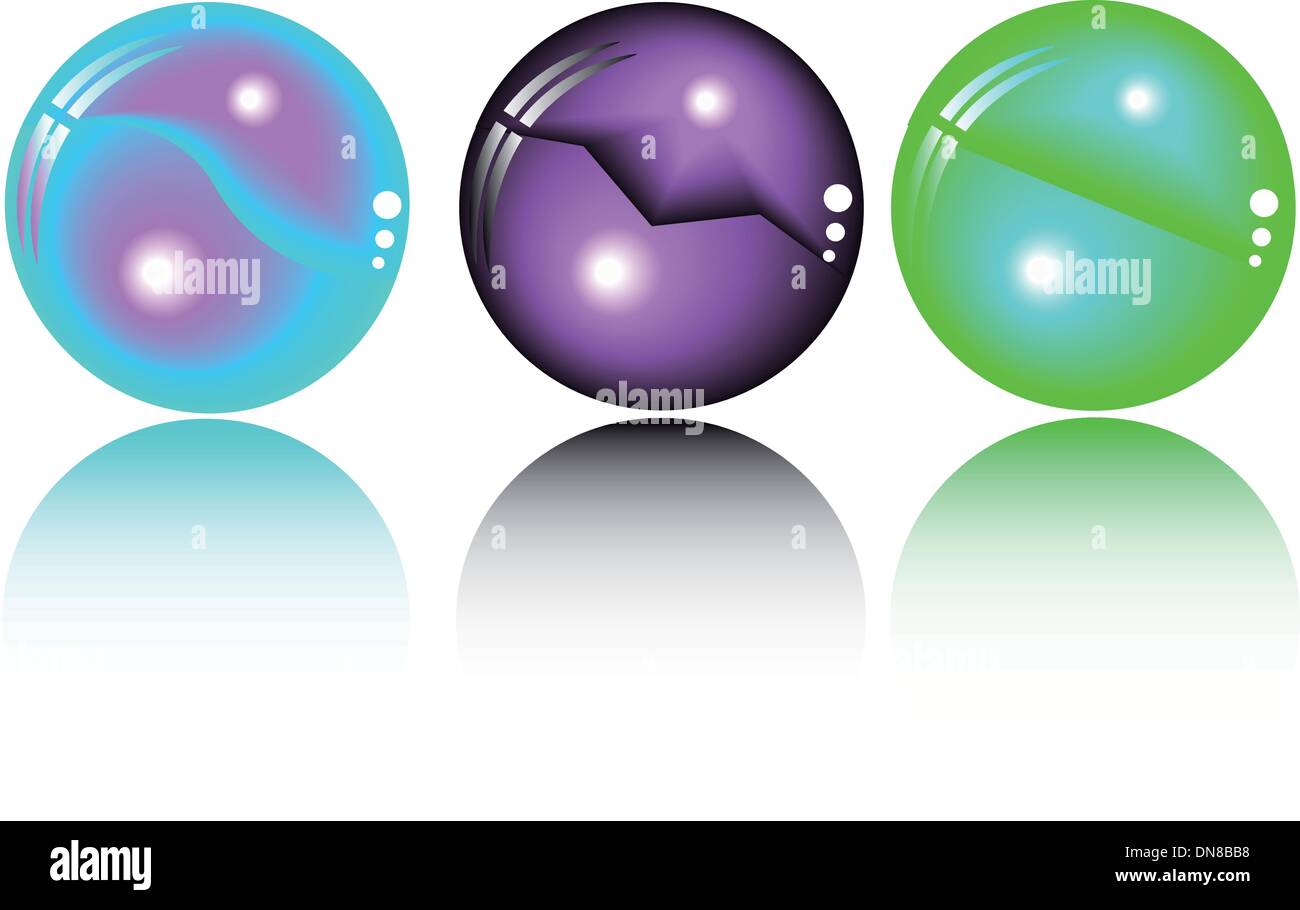 three fantasy spheres Stock Vector Image & Art - Alamy