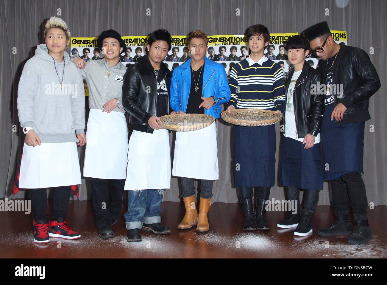 Japanese group GENERATIONS promote their new album in Taipei,China on ...