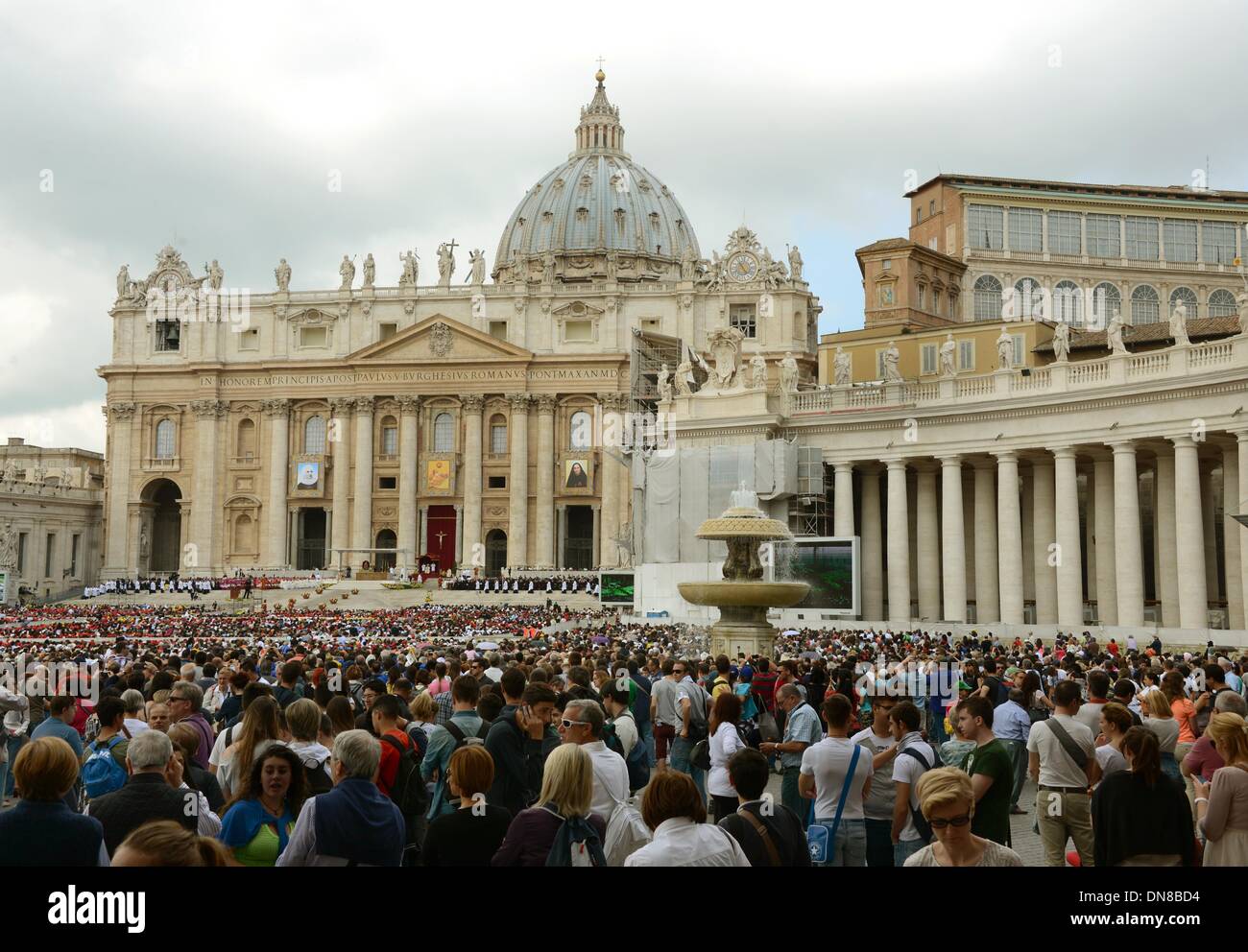 Rome, Italy. 12th May, 2013. St. Peter's Square, in front of the St ...