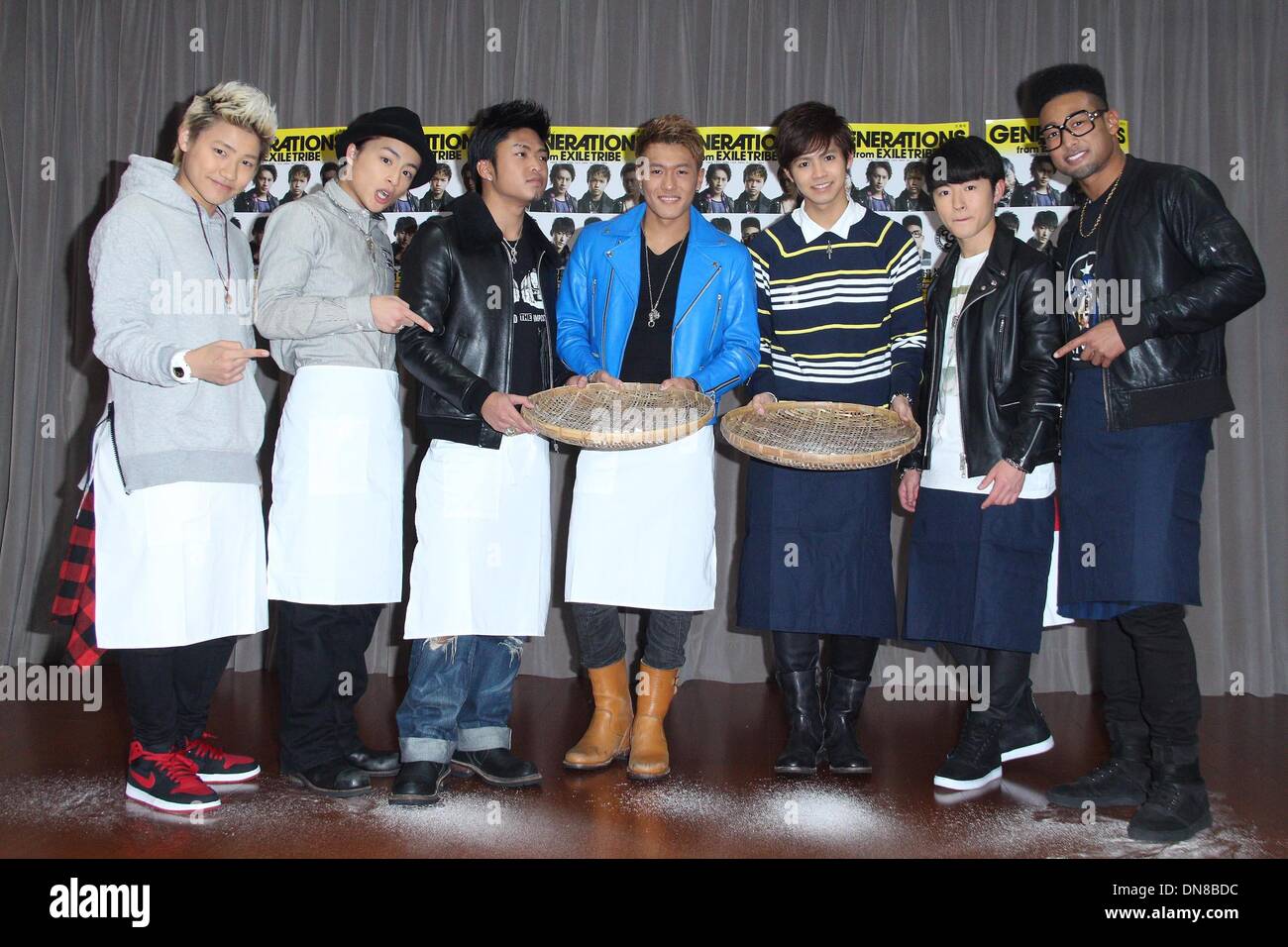 Japanese group GENERATIONS promote their new album in Taipei,China on ...