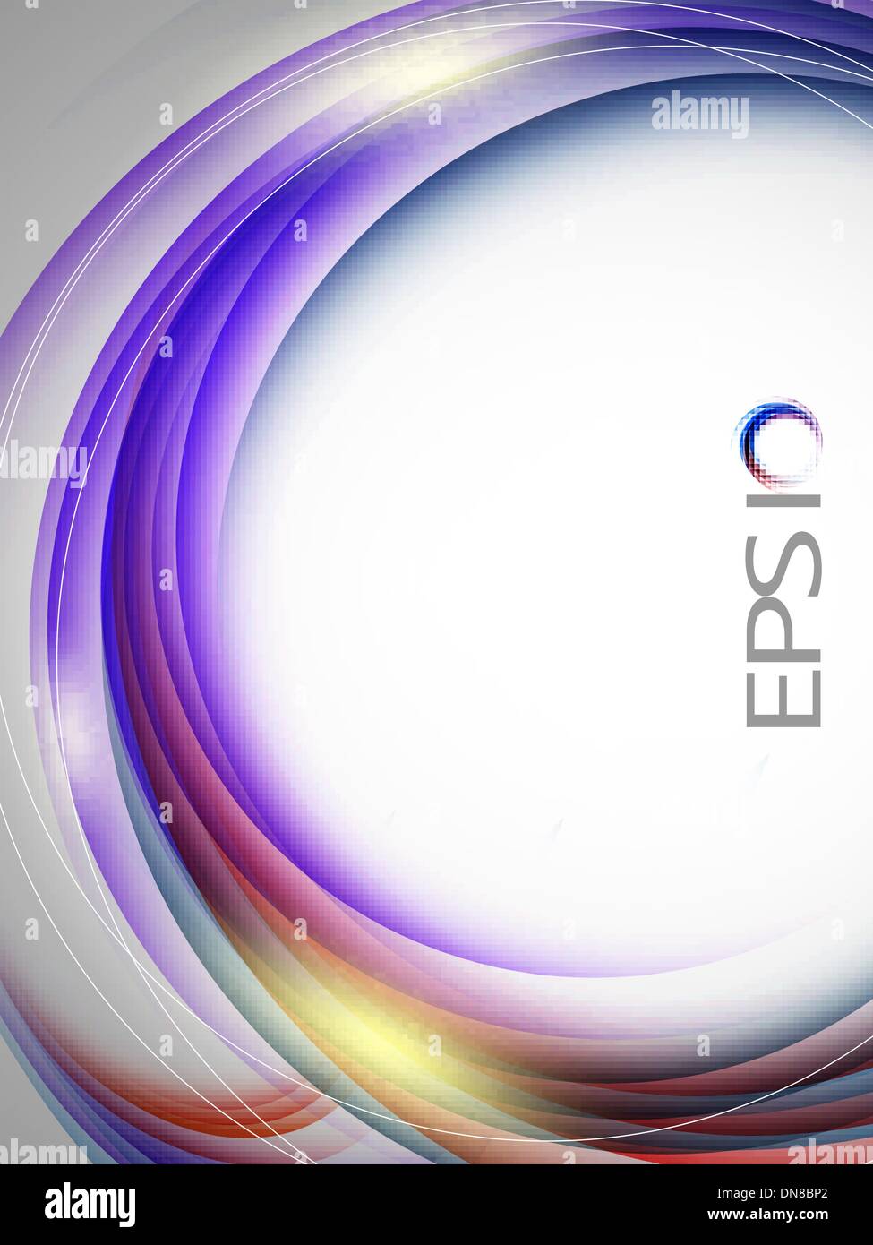 colorful vertical vector template with swirls Stock Vector Image & Art ...