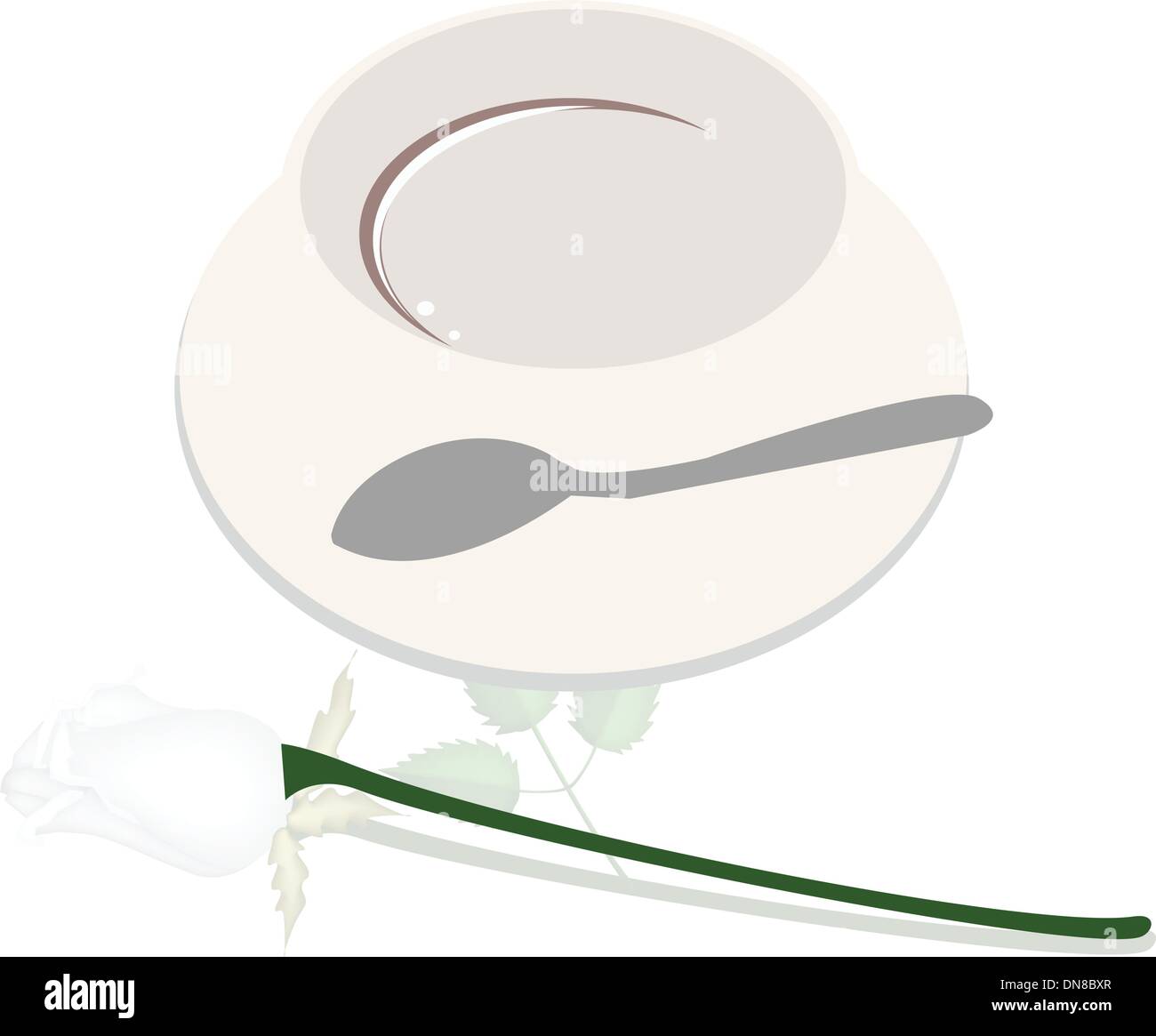 Ceramic cup hot black Stock Vector Images - Alamy