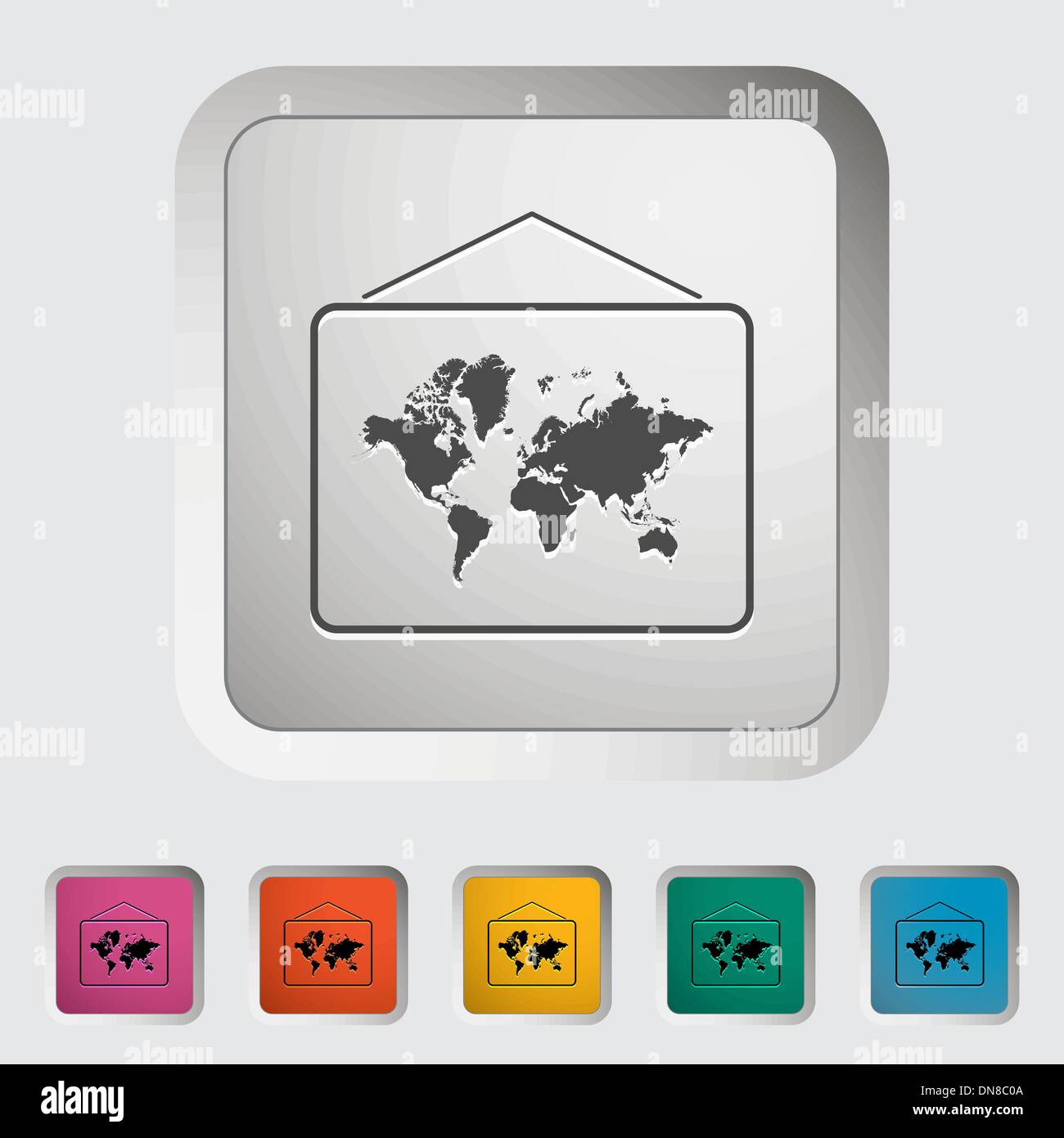 Map label icon hi-res stock photography and images - Alamy