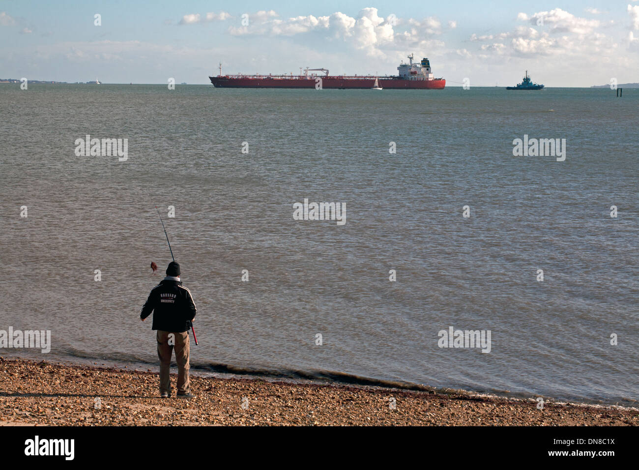 calshot spit calshot hampshire england Stock Photo - Alamy