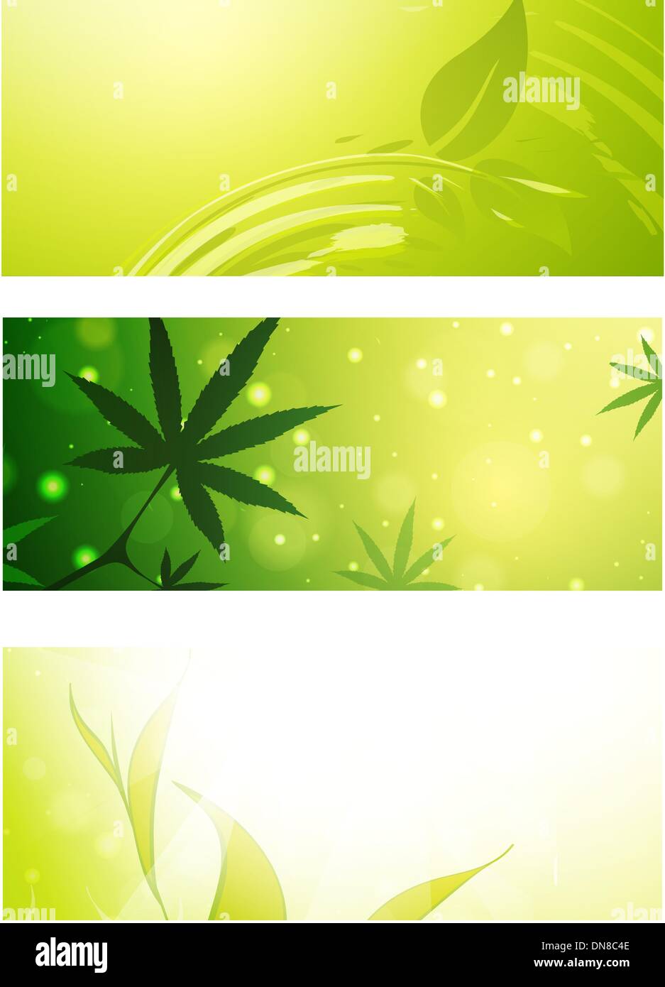 Green Eco Banner Collection Stock Vector Image & Art - Alamy