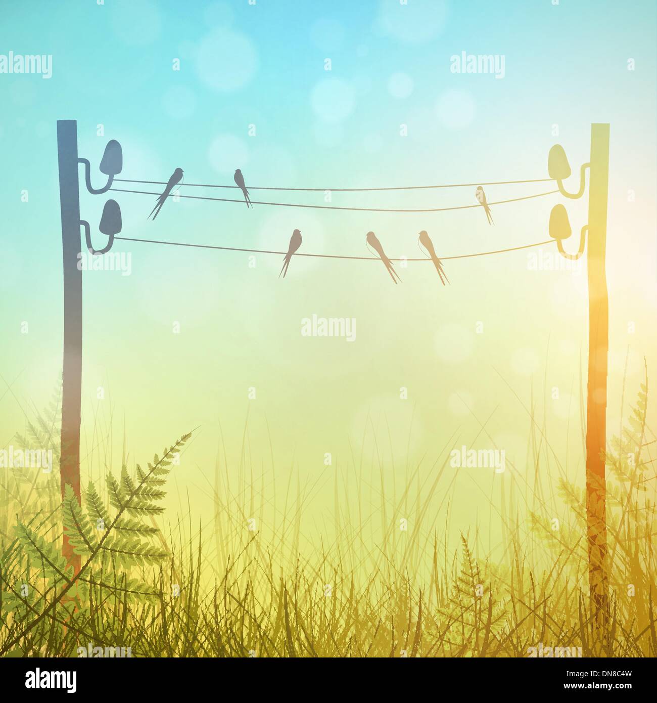 Rural line Stock Vector Images - Alamy