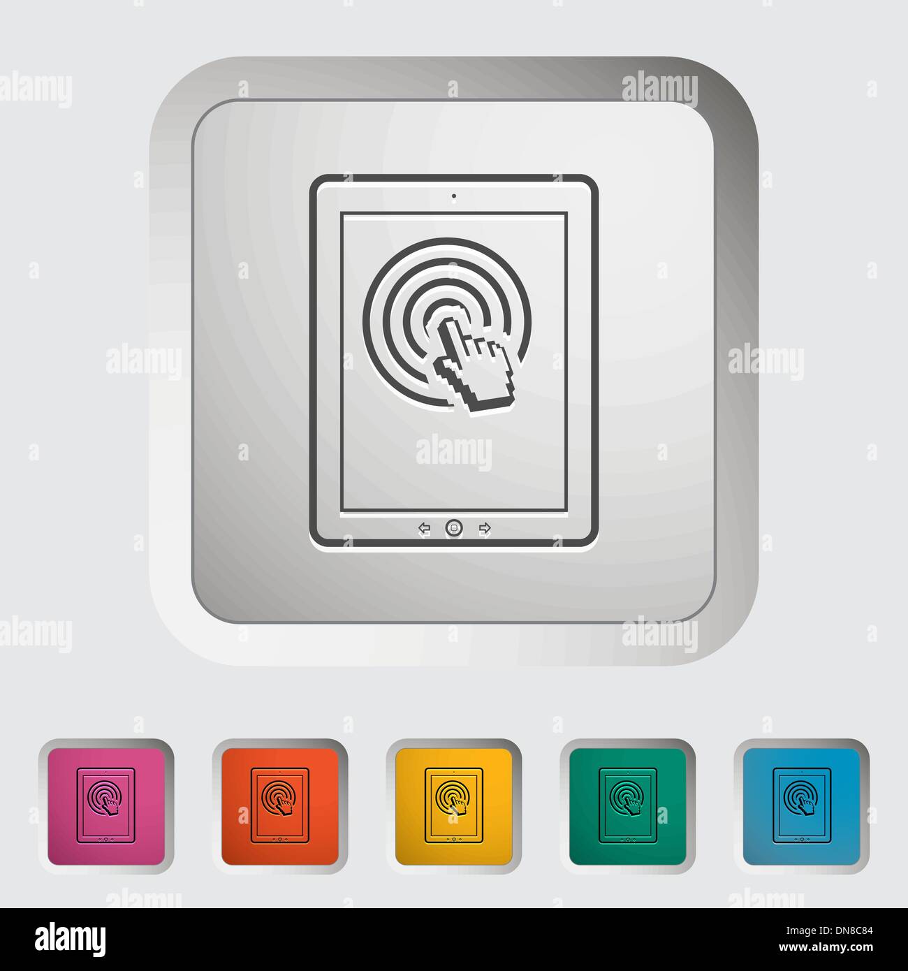 Tablet pc empty screen Stock Vector Images - Alamy