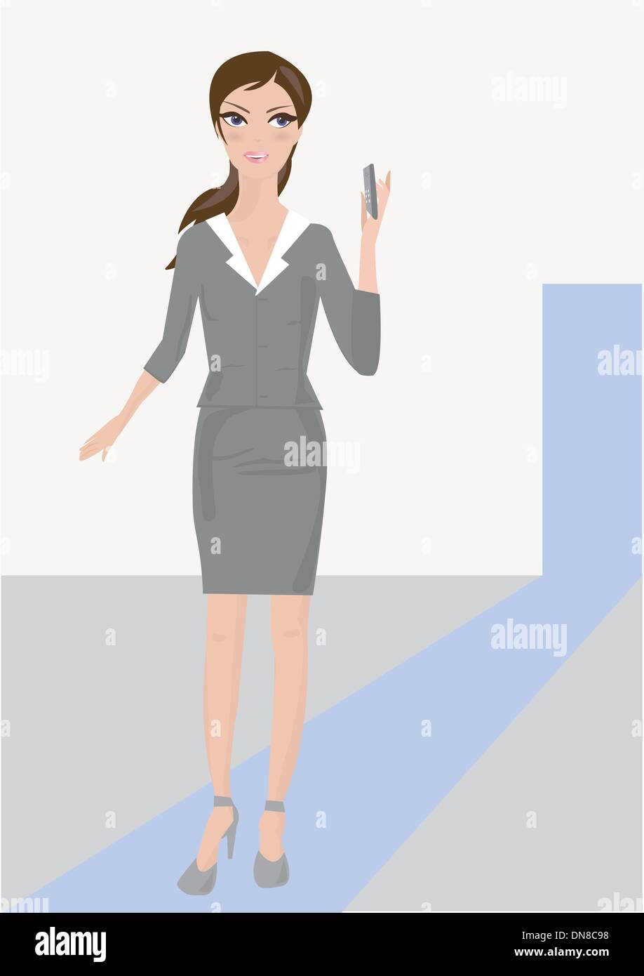 Formal business portrait Stock Vector Images - Alamy