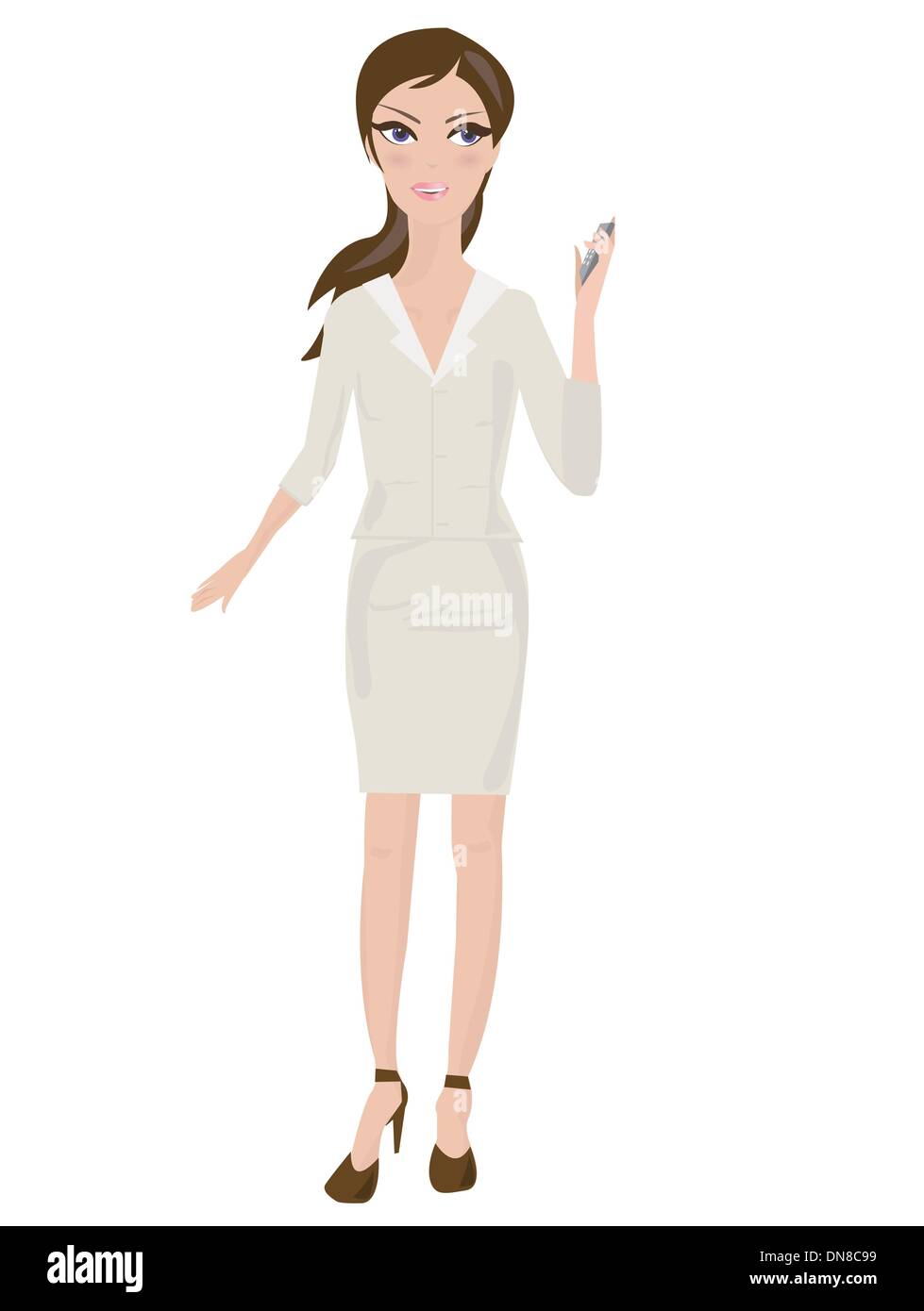 Formal business portrait Stock Vector Images - Alamy