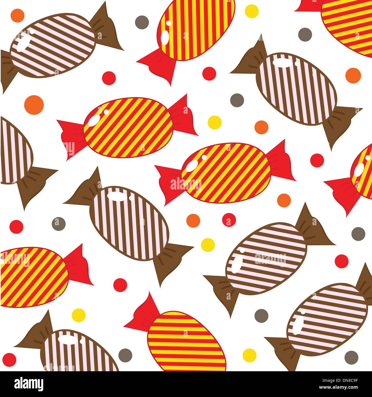 Seamless candy hi-res stock photography and images - Alamy