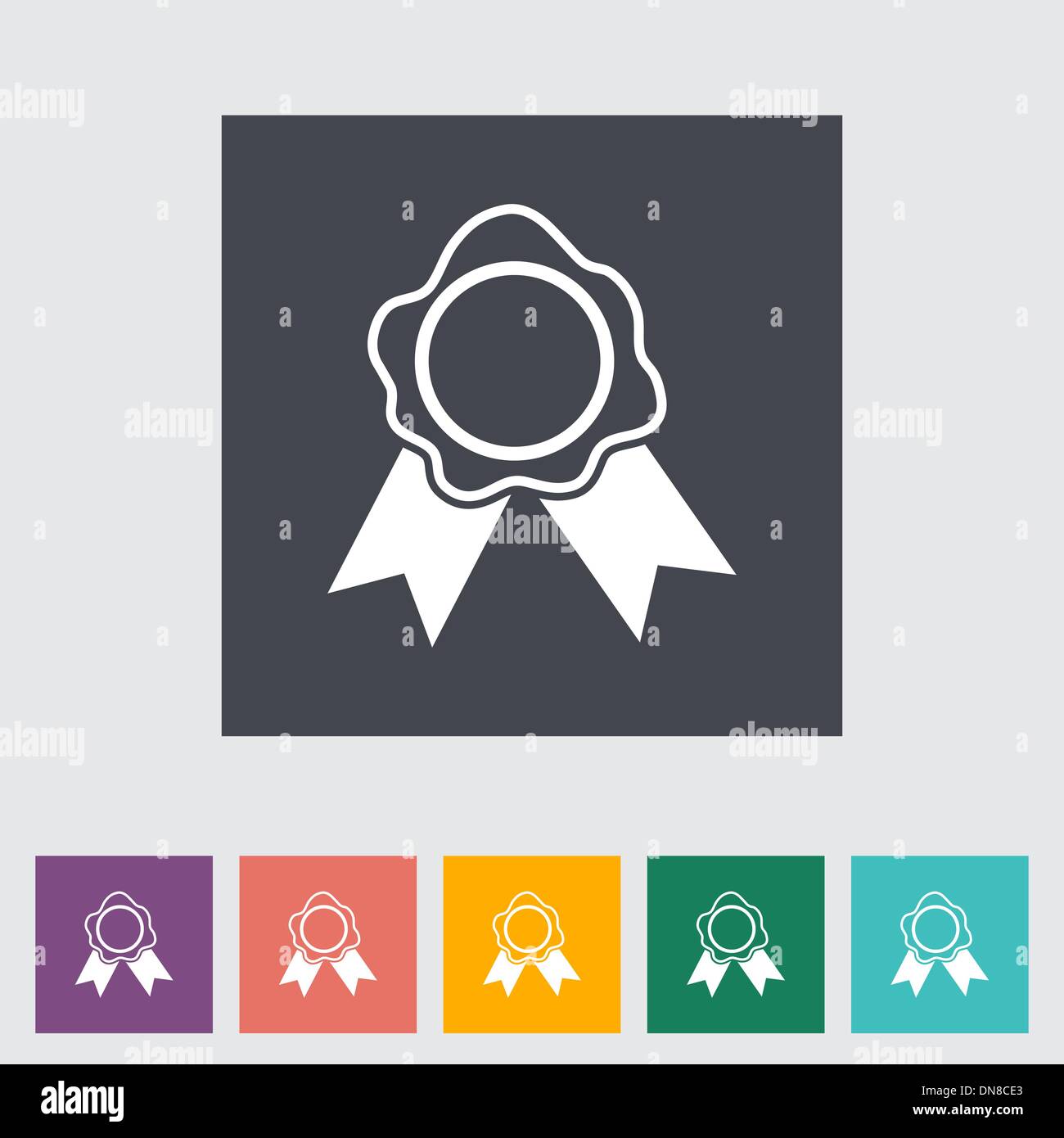 Old certificate flat white Stock Vector Images - Alamy