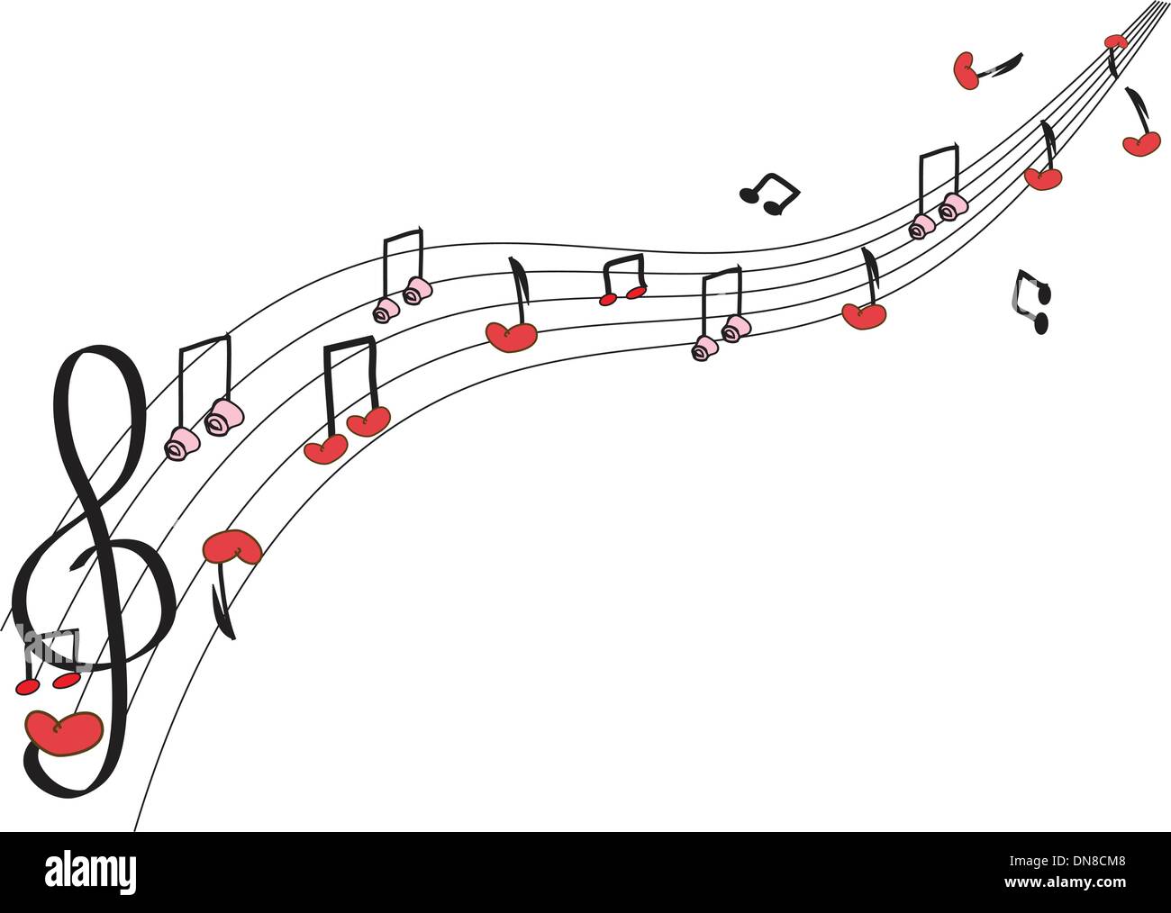 black music note Stock Vector Image & Art - Alamy