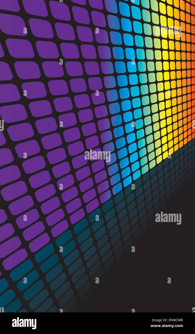 Rainbow colored tiles Stock Vector Images - Alamy