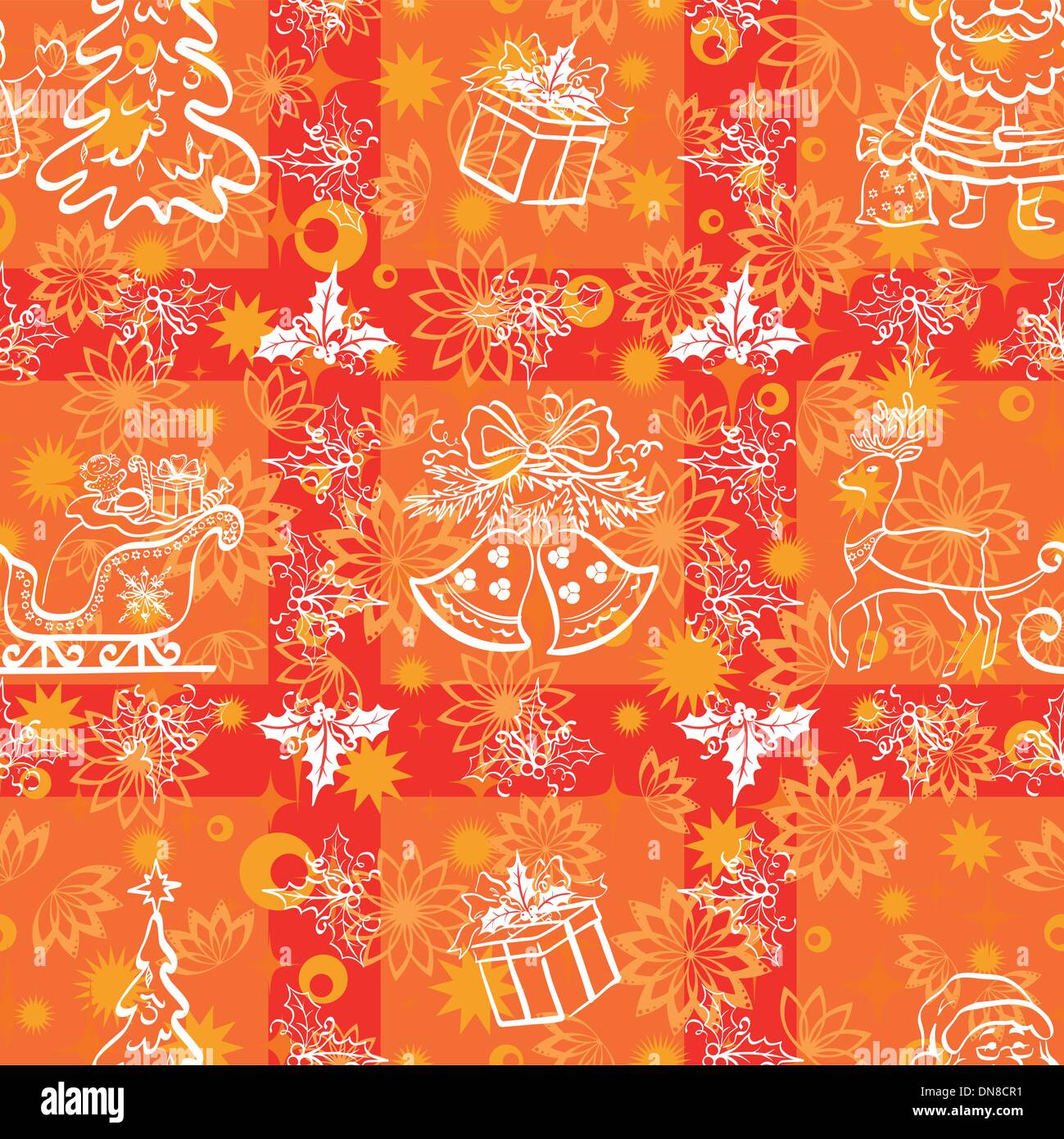 Christmas seamless background Stock Vector Image & Art - Alamy