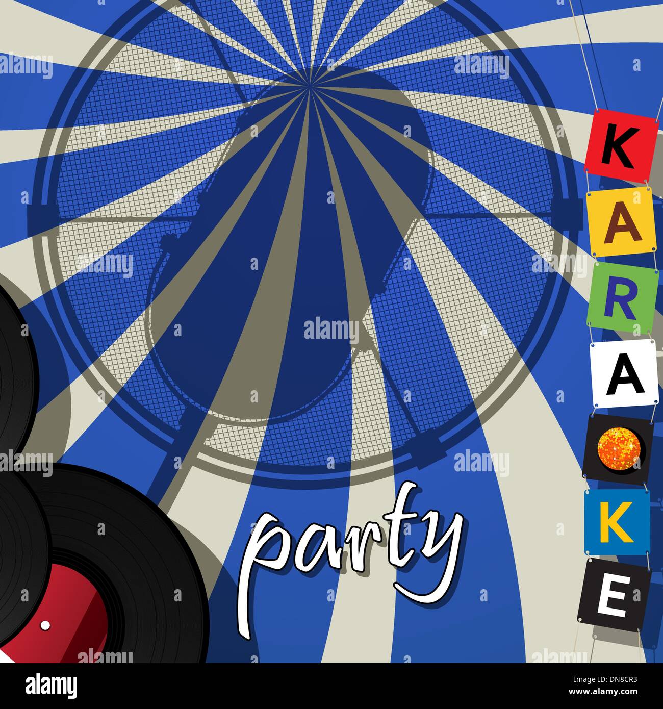 Karaoke music mic Stock Vector Images - Alamy