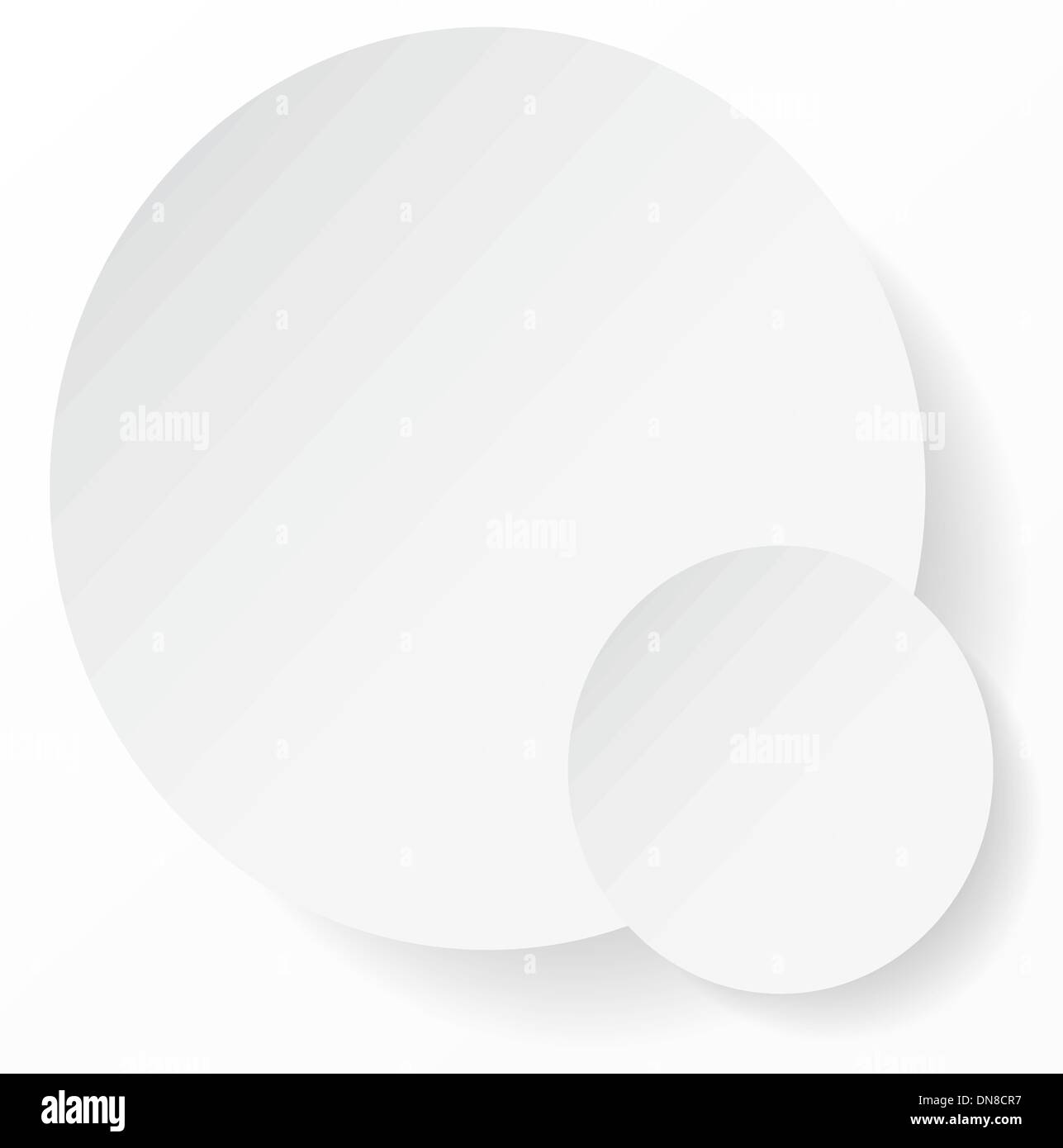 White circle abstract background with shadows for your business ...