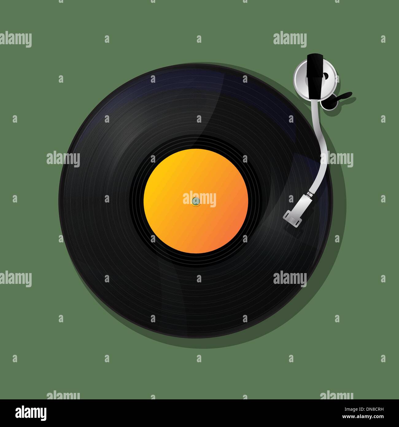 Modern turntable Stock Vector Images - Alamy