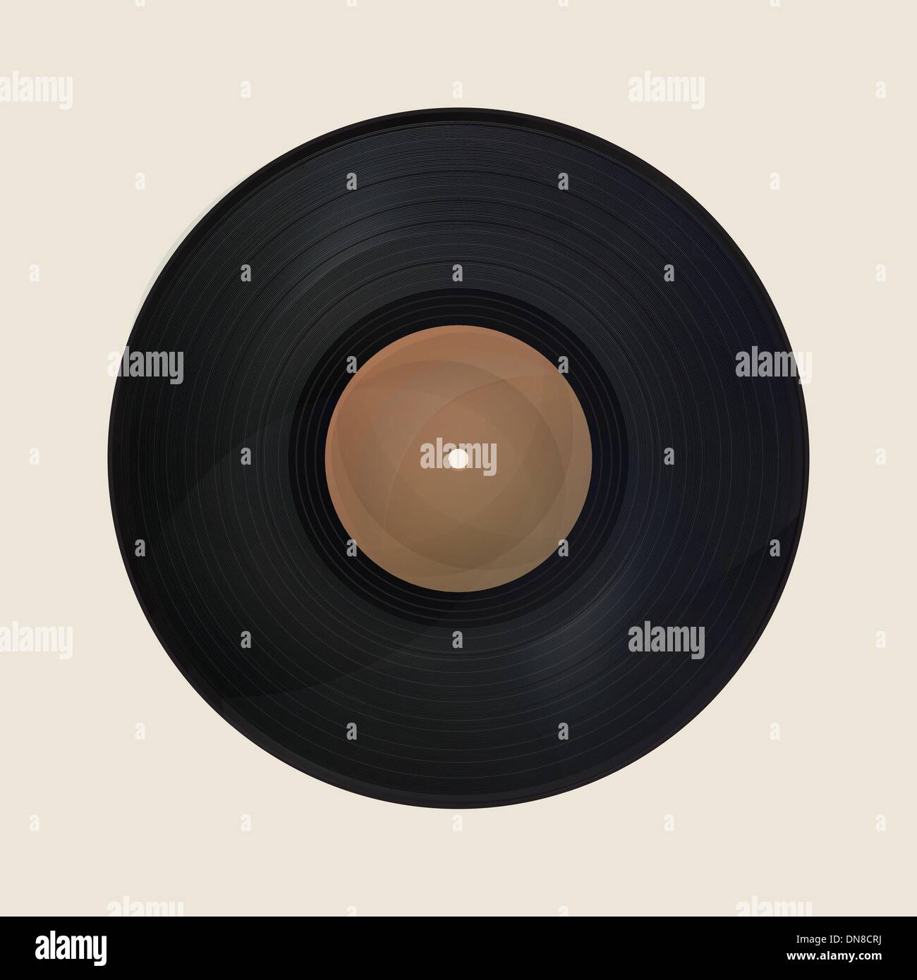 Old classic turntable record Stock Vector Images - Alamy