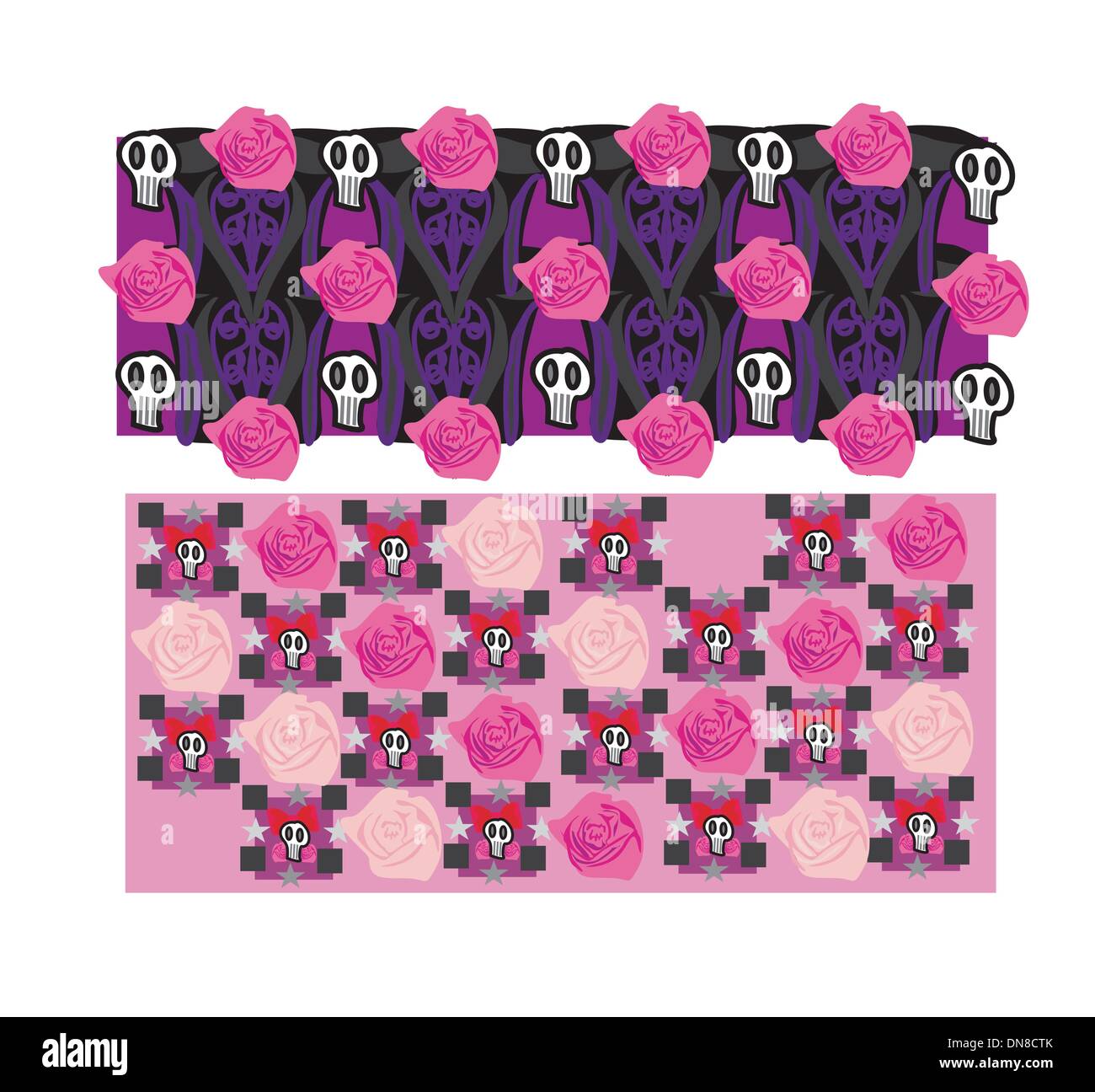 Set of halloween banners Cut Out Stock Images & Pictures - Alamy