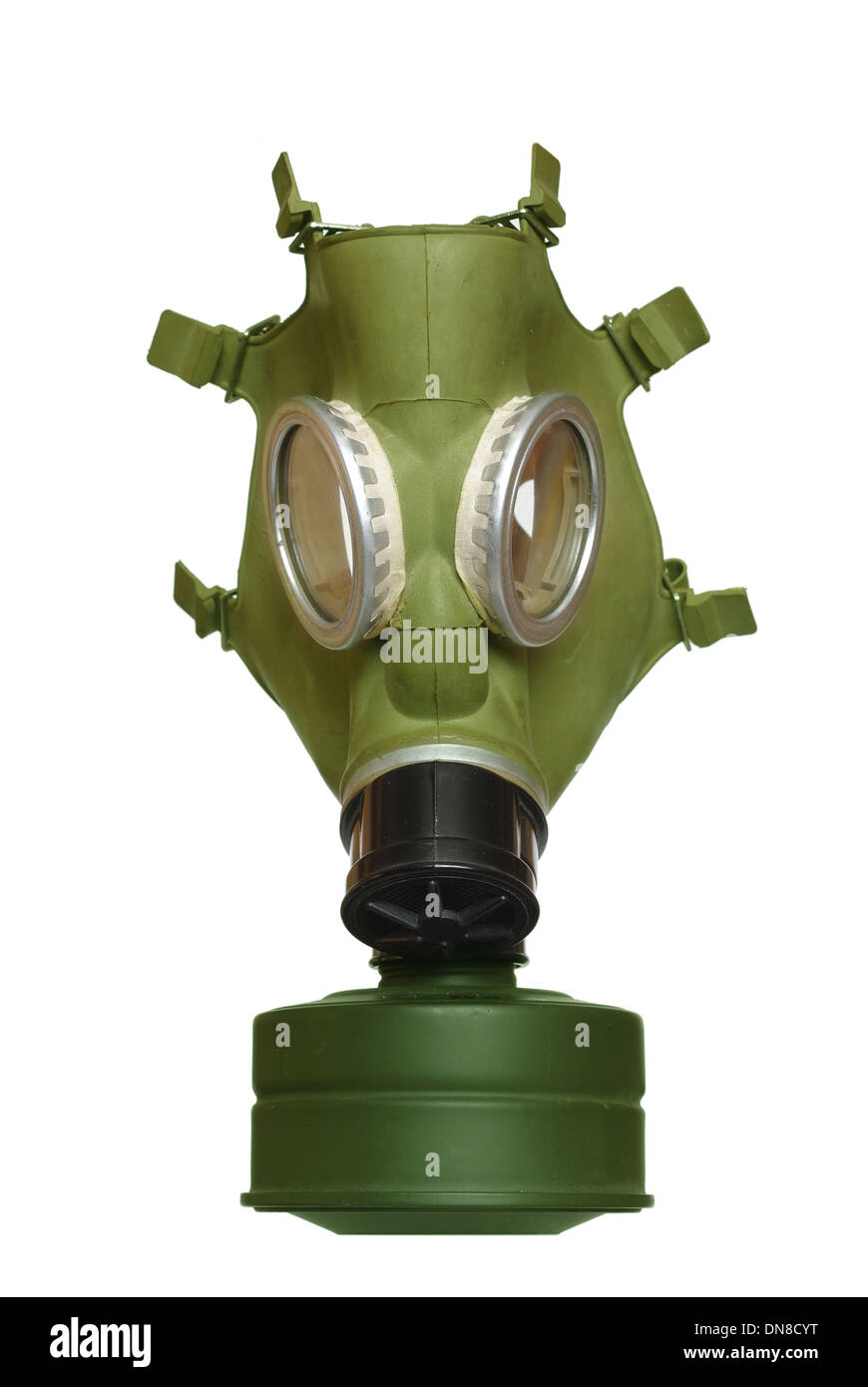anti gas mask on white background Stock Photo - Alamy
