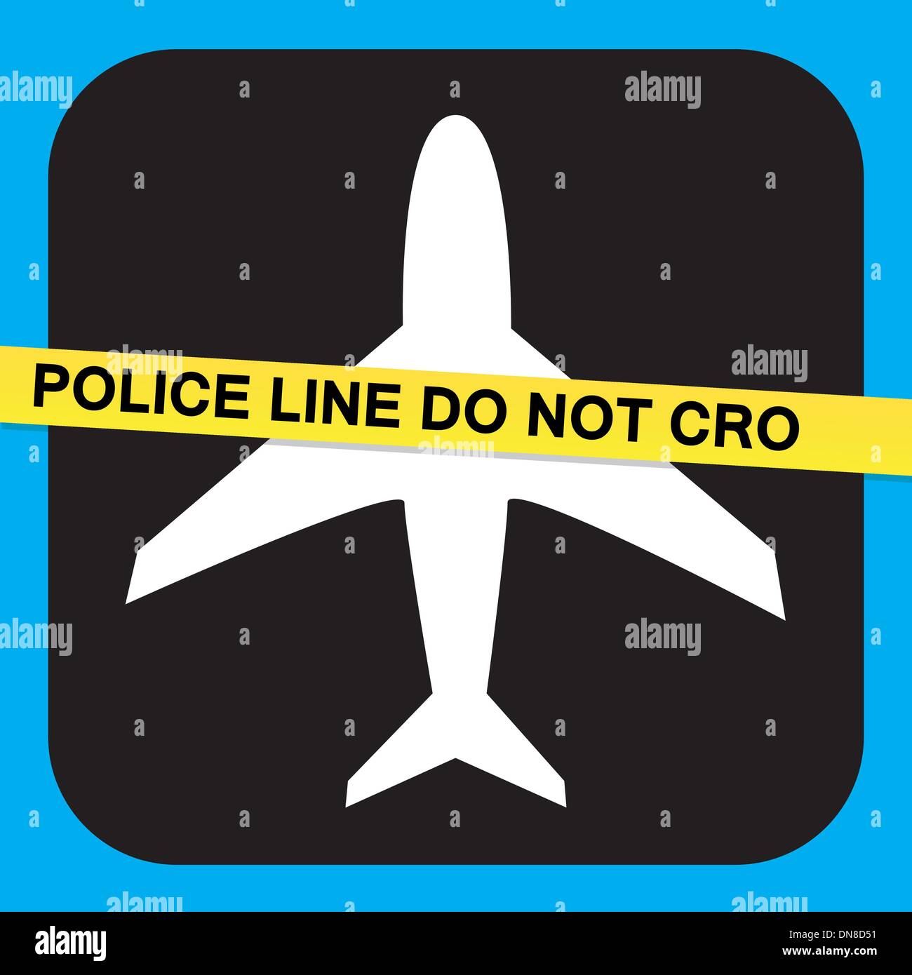 Airplane passengers icon vector Stock Vector Images - Alamy