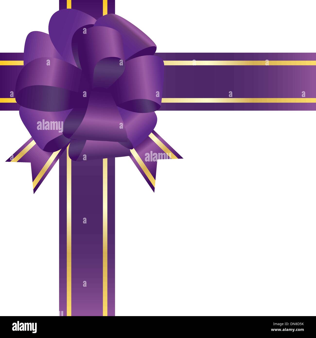 Violet ribbon vector vectors hi-res stock photography and images - Alamy