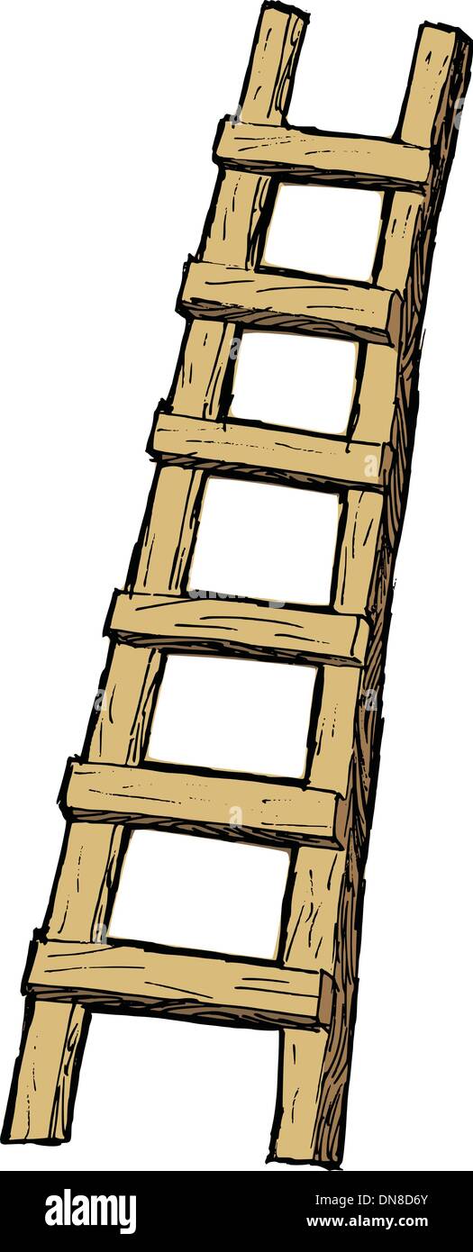Vintage ladder Stock Vector Images - Alamy