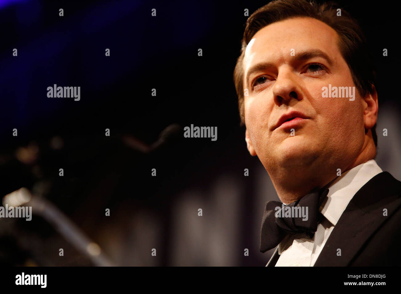 Britain's Chancellor of Exchequer George Osborne delivers a speech ...