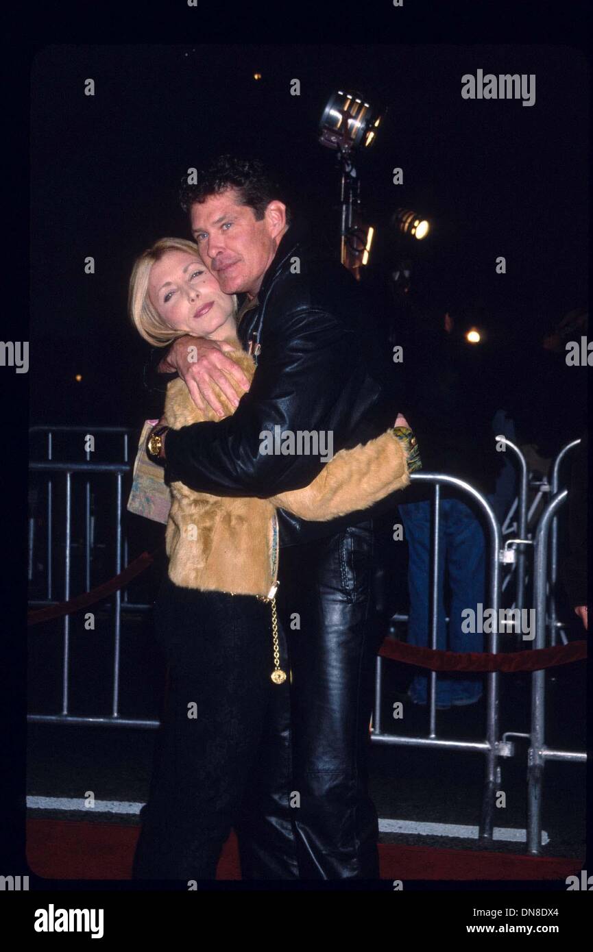 Jan. 1, 2000 - DAVID HASSELHOFF.WIFE CATHERINE. 12/10/01.THE ''VANILLA ...