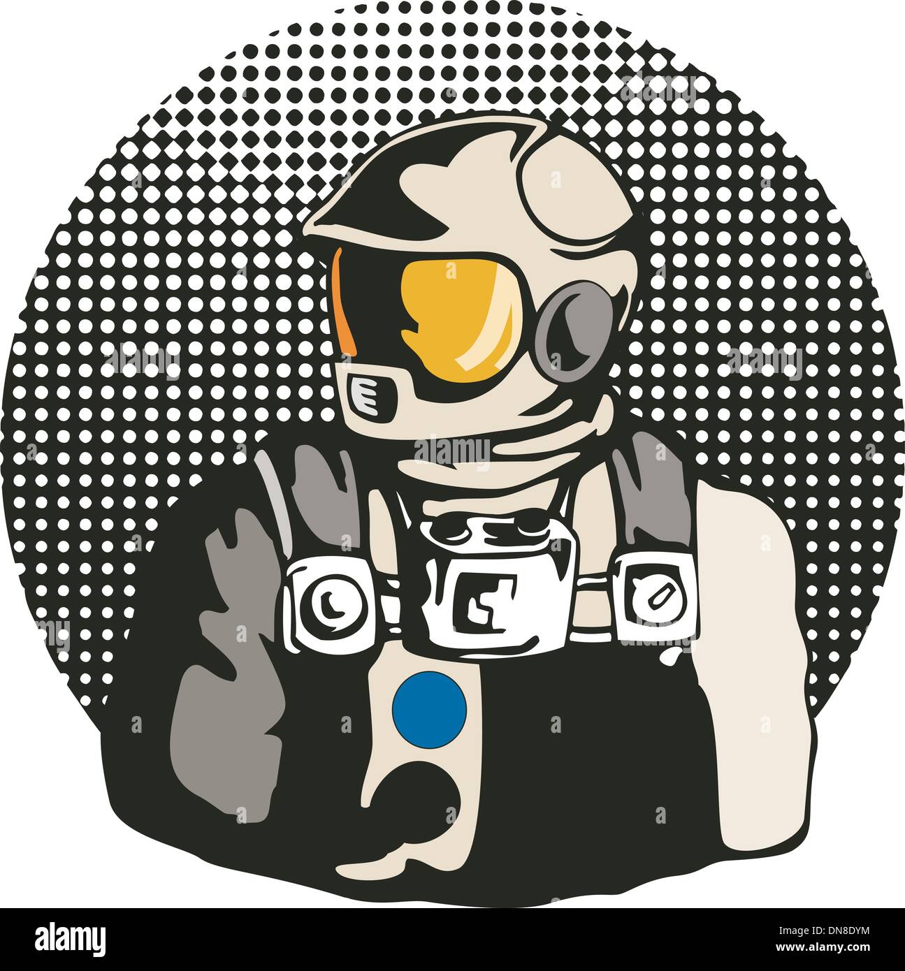 Astronaut artwork Stock Vector Images - Alamy