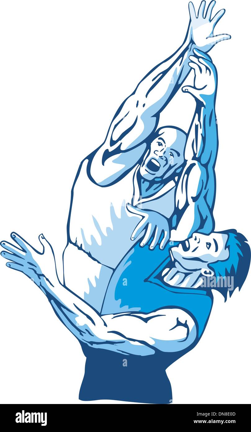 Basketball Players Rebound Stock Vector Image & Art - Alamy