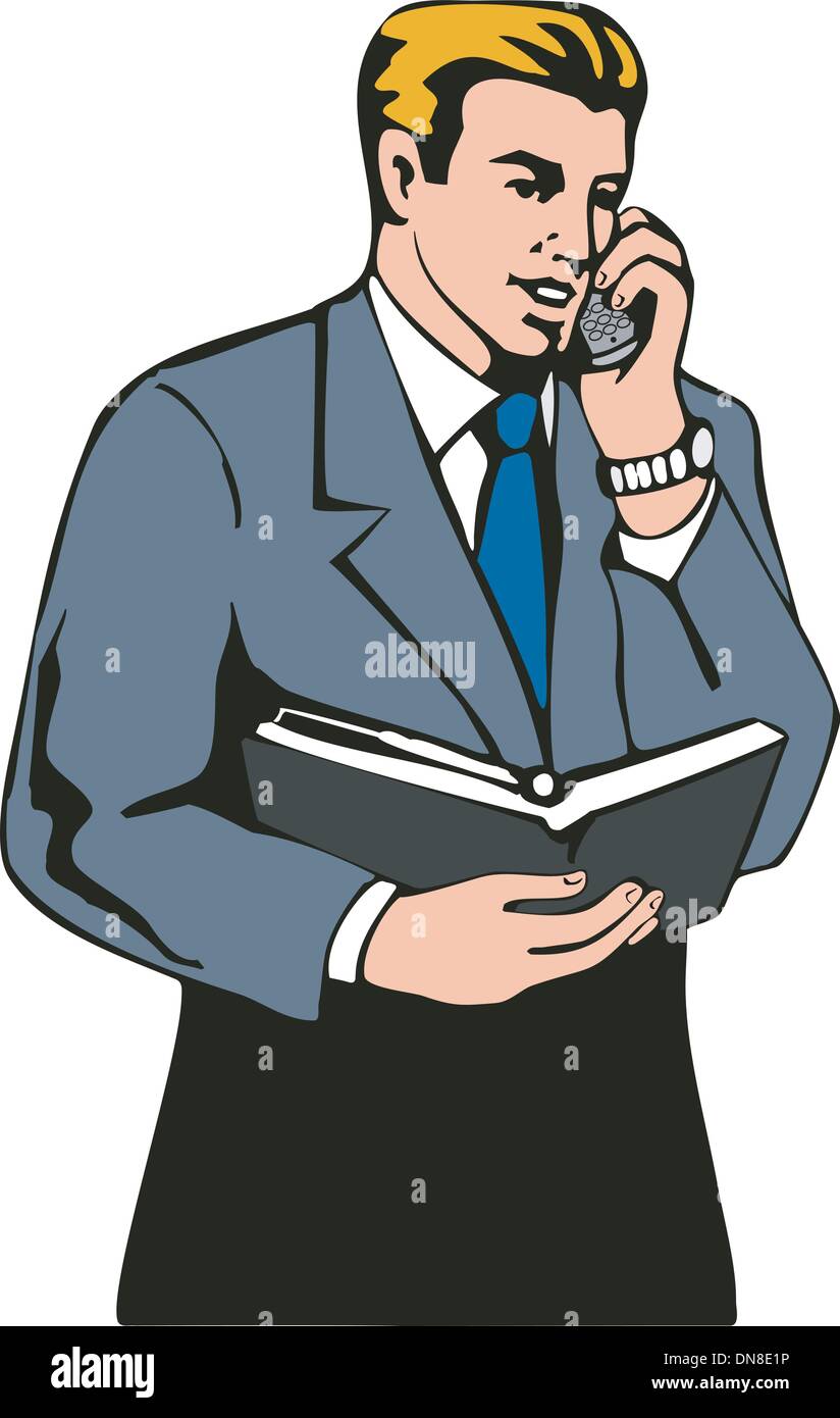 Phone diary Stock Vector Images - Alamy