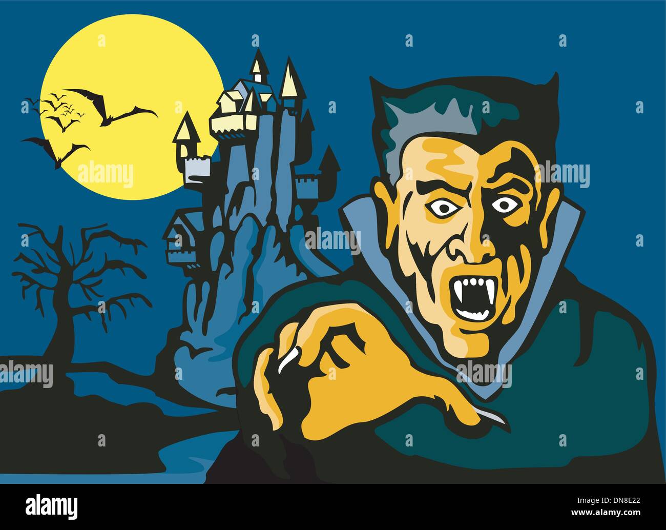 Dracula Illustration High Resolution Stock Photography and Images - Alamy