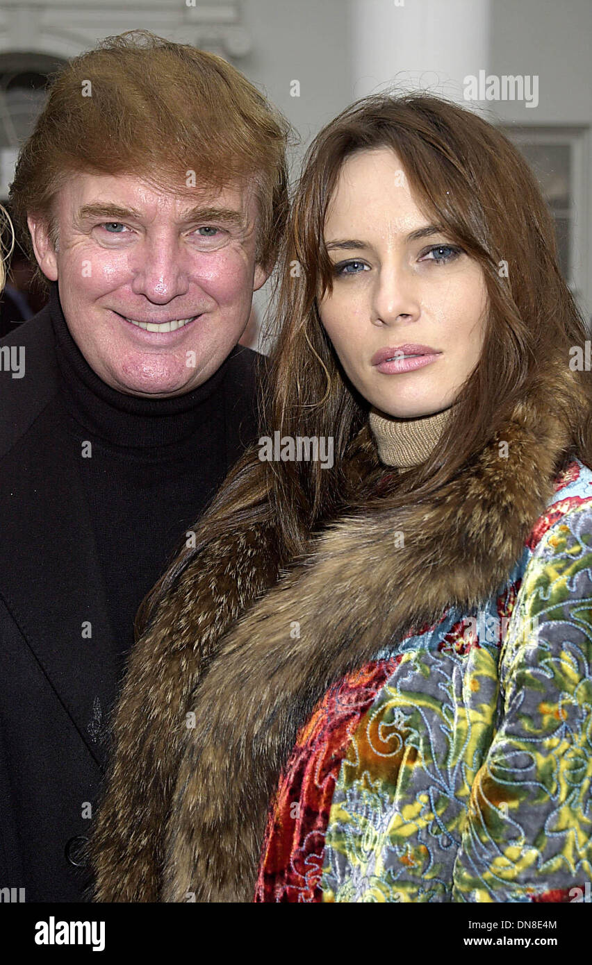 Sept. 7, 2000 - DONALD TRUMP MELANIA KNAUSS.K26960JKRON Stock Photo ...