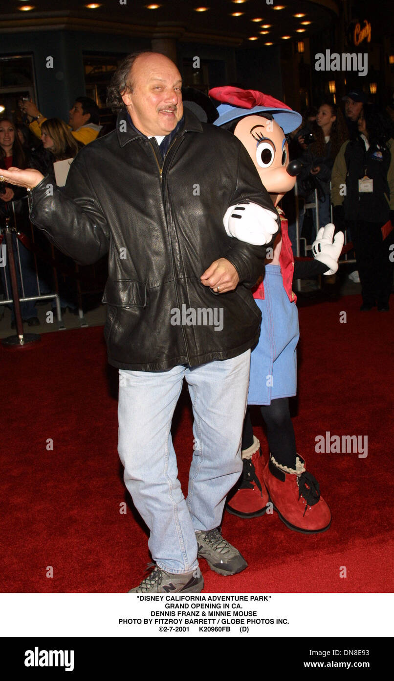 Feb. 7, 2001 - ''DISNEY CALIFORNIA ADVENTURE PARK''.GRAND OPENING IN CA ...