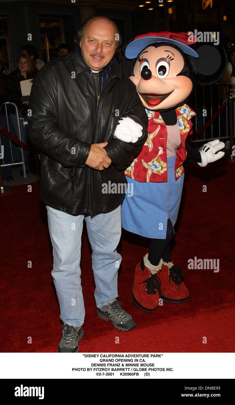 Feb. 7, 2001 - ''DISNEY CALIFORNIA ADVENTURE PARK''.GRAND OPENING IN CA ...